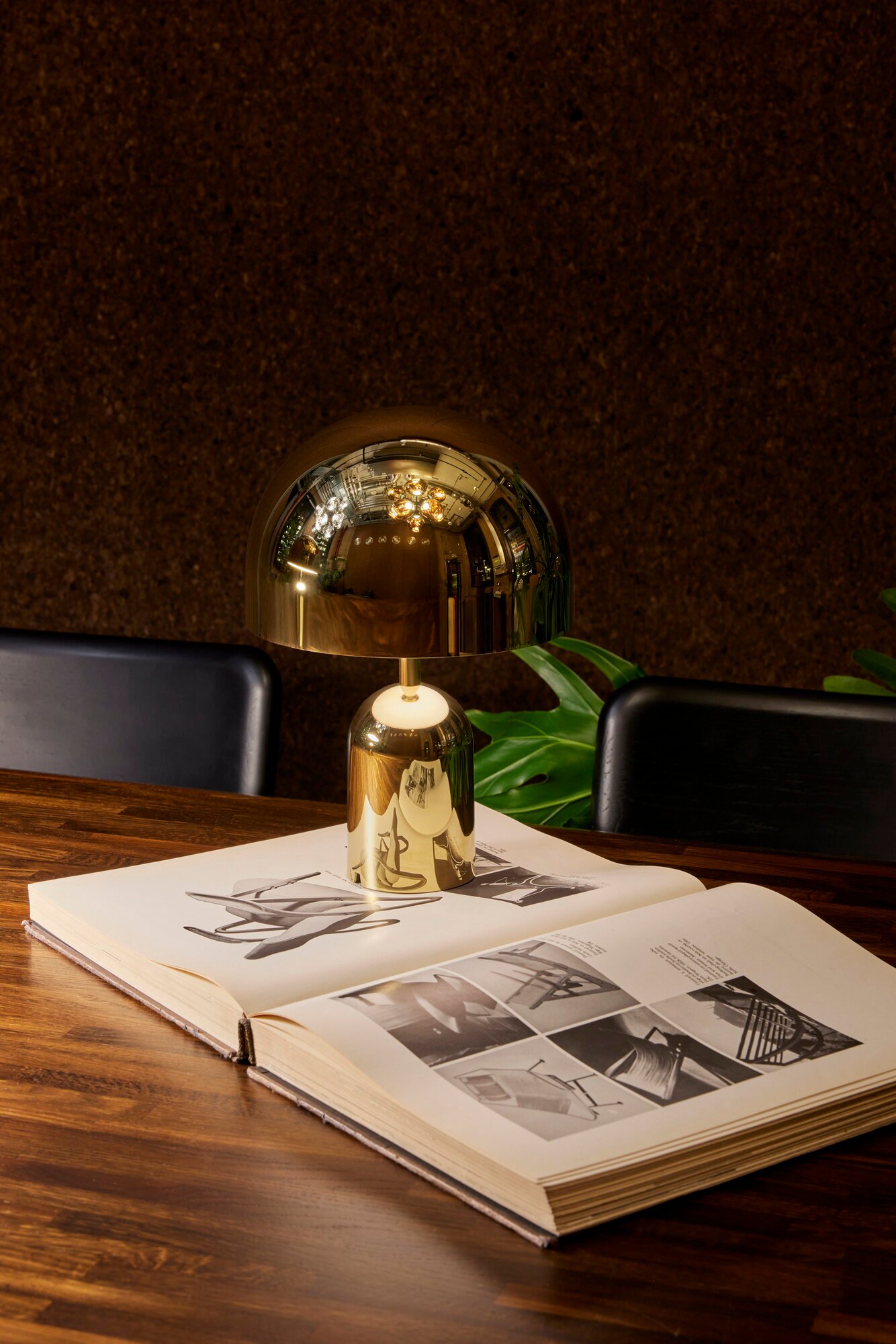 Tom Dixon Bell portable LED table lamp, gold | Finnish Design Shop