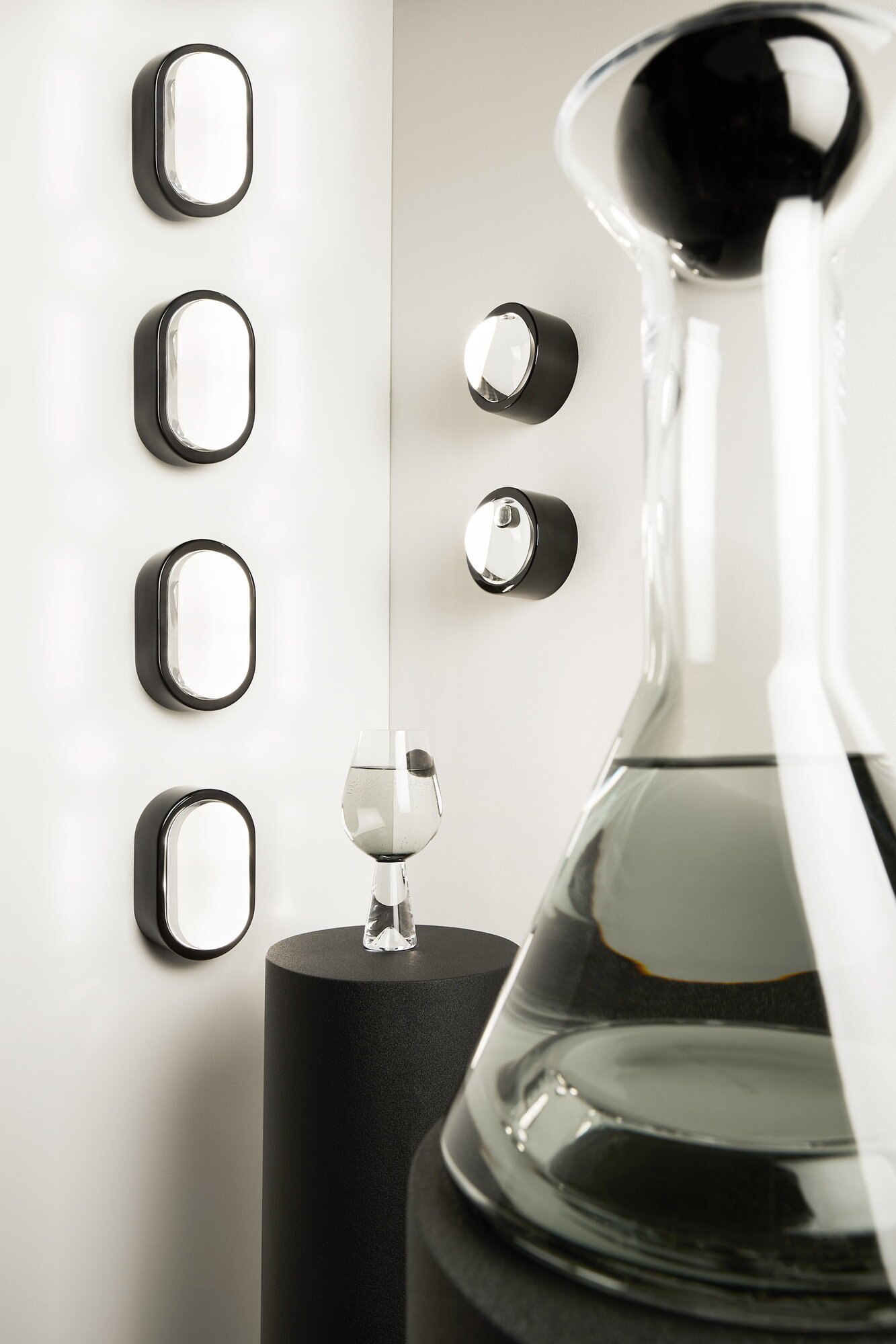 Tom Dixon Tank verre à vin, 2 pcs, noir | Finnish Design Shop