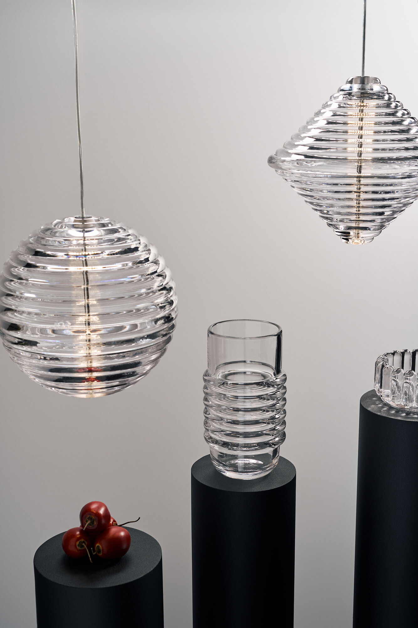 Tom Dixon Press Cone LED pendant, 2700K, clear | Finnish Design Shop