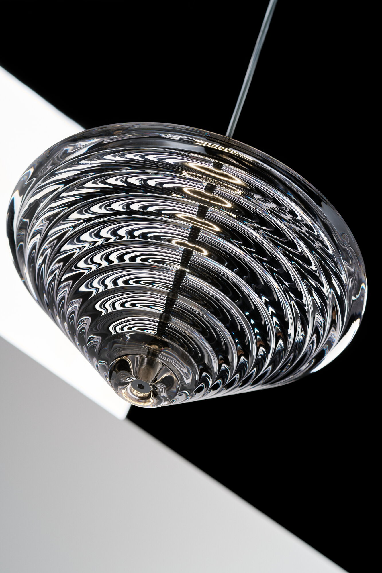 Tom Dixon Press Cone LED pendant, 2700K, clear | Finnish Design Shop