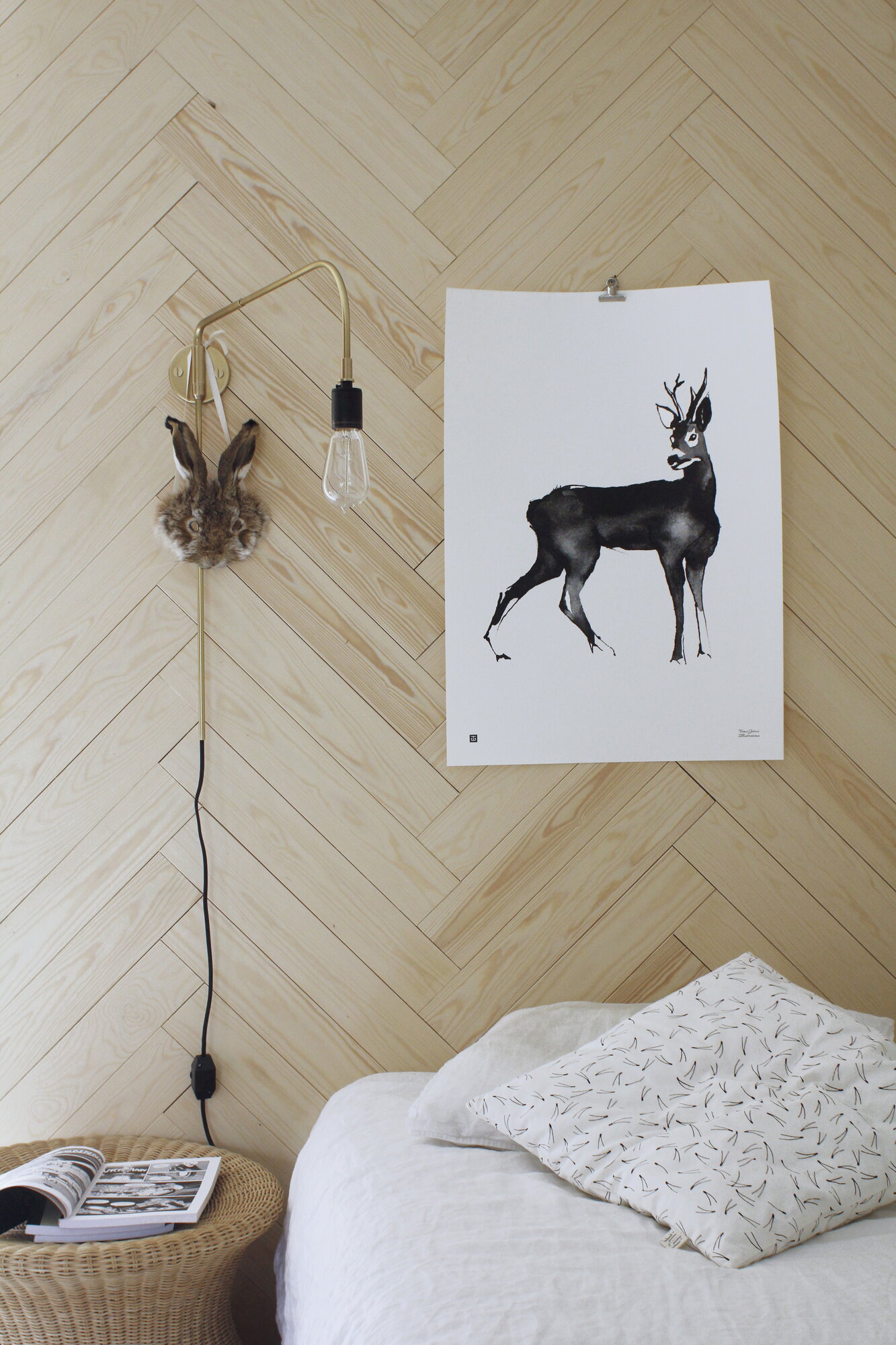 Teemu Järvi Illustrations Deer poster, 50 x 70 cm | Finnish Design Shop