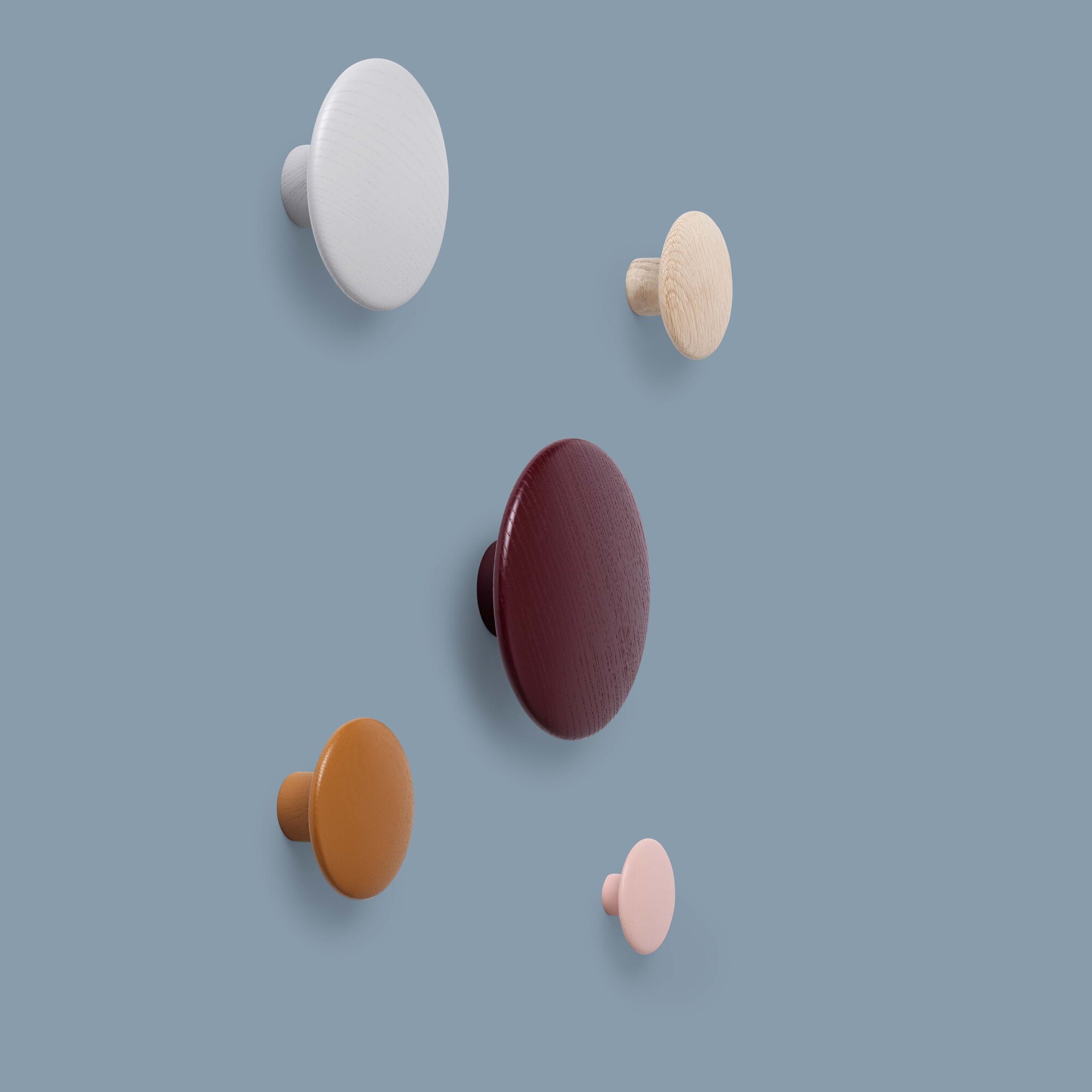 Muuto Dots Wood coat hook, ash | Finnish Design Shop