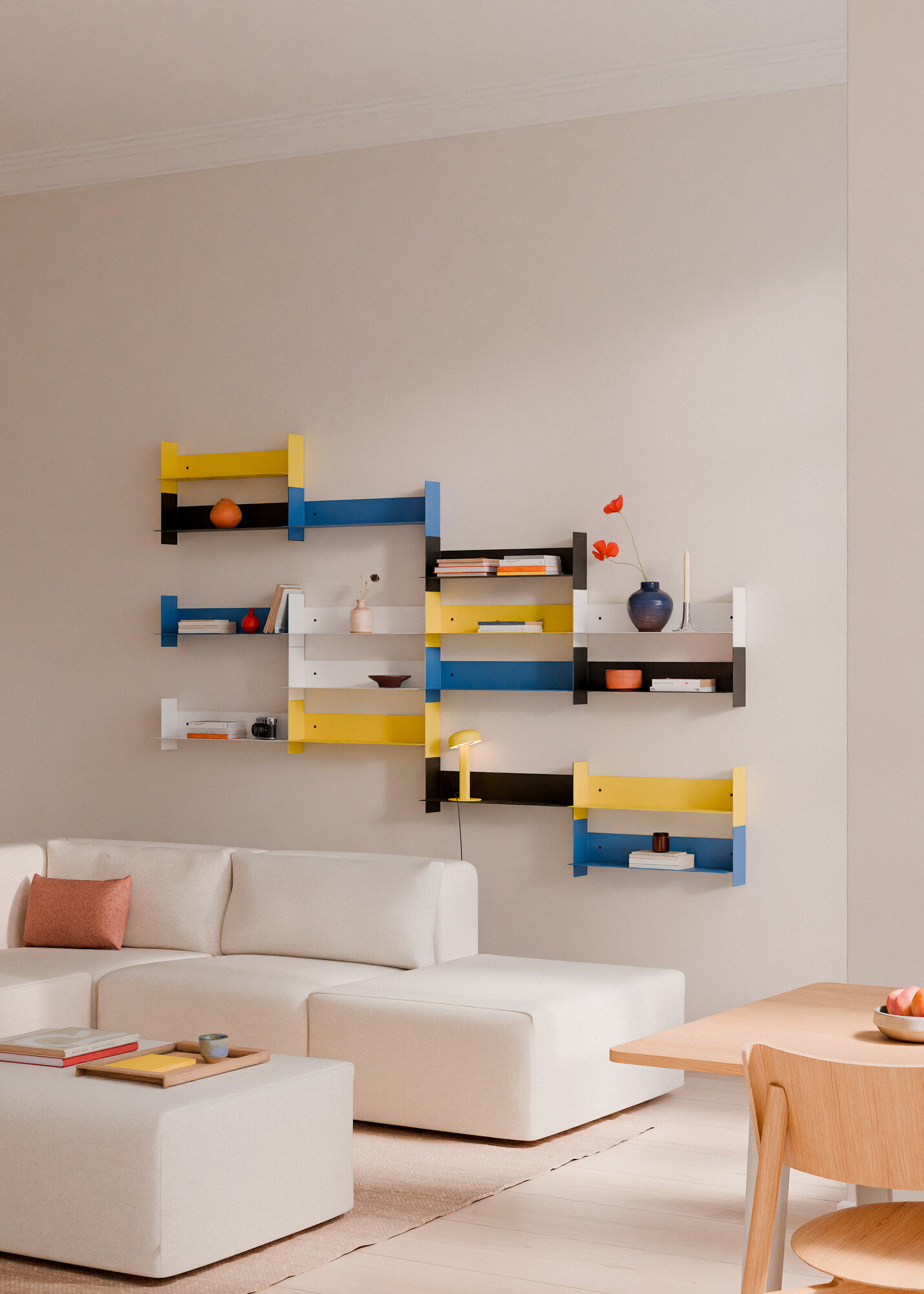 TIPTOE PLI shelf, 60 cm, rock blue | Finnish Design Shop