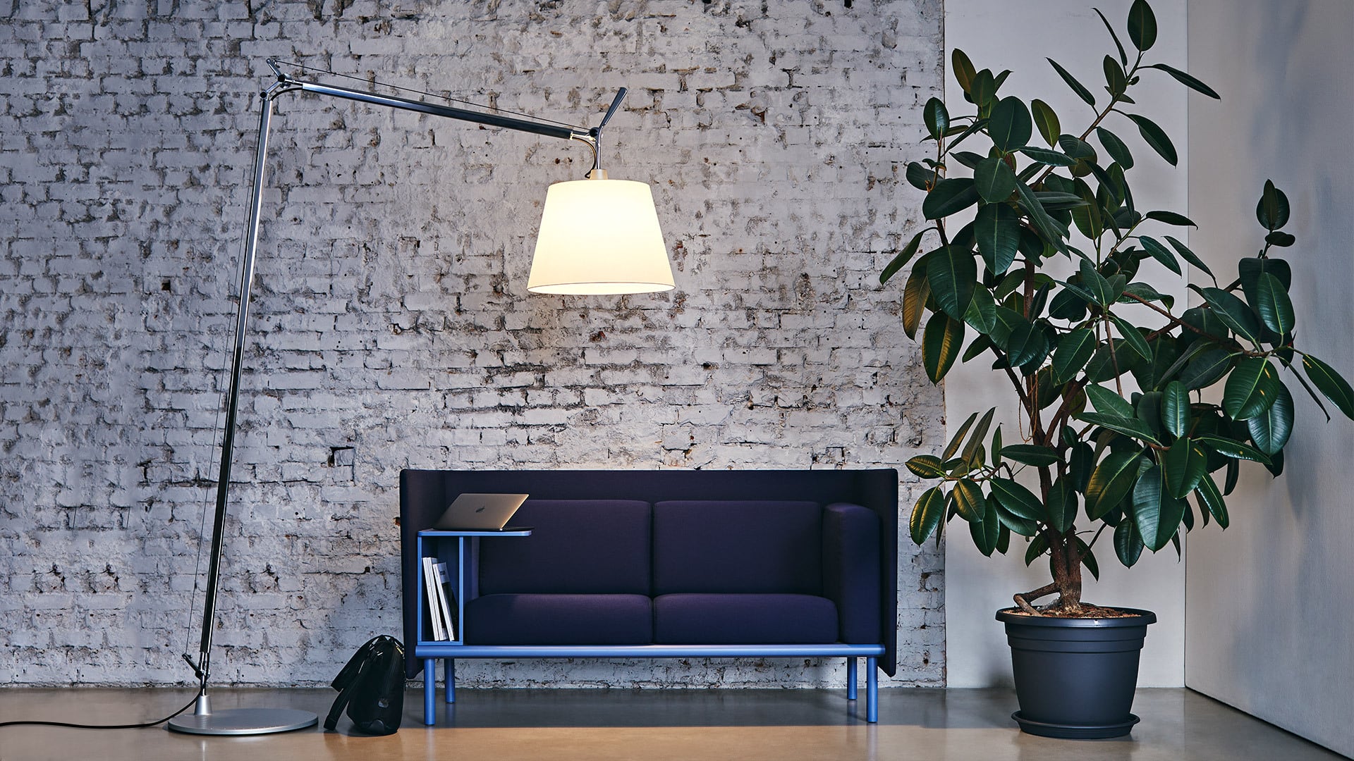 Artemide Tolomeo Maxi floor lamp, aluminium | Finnish Design Shop UK