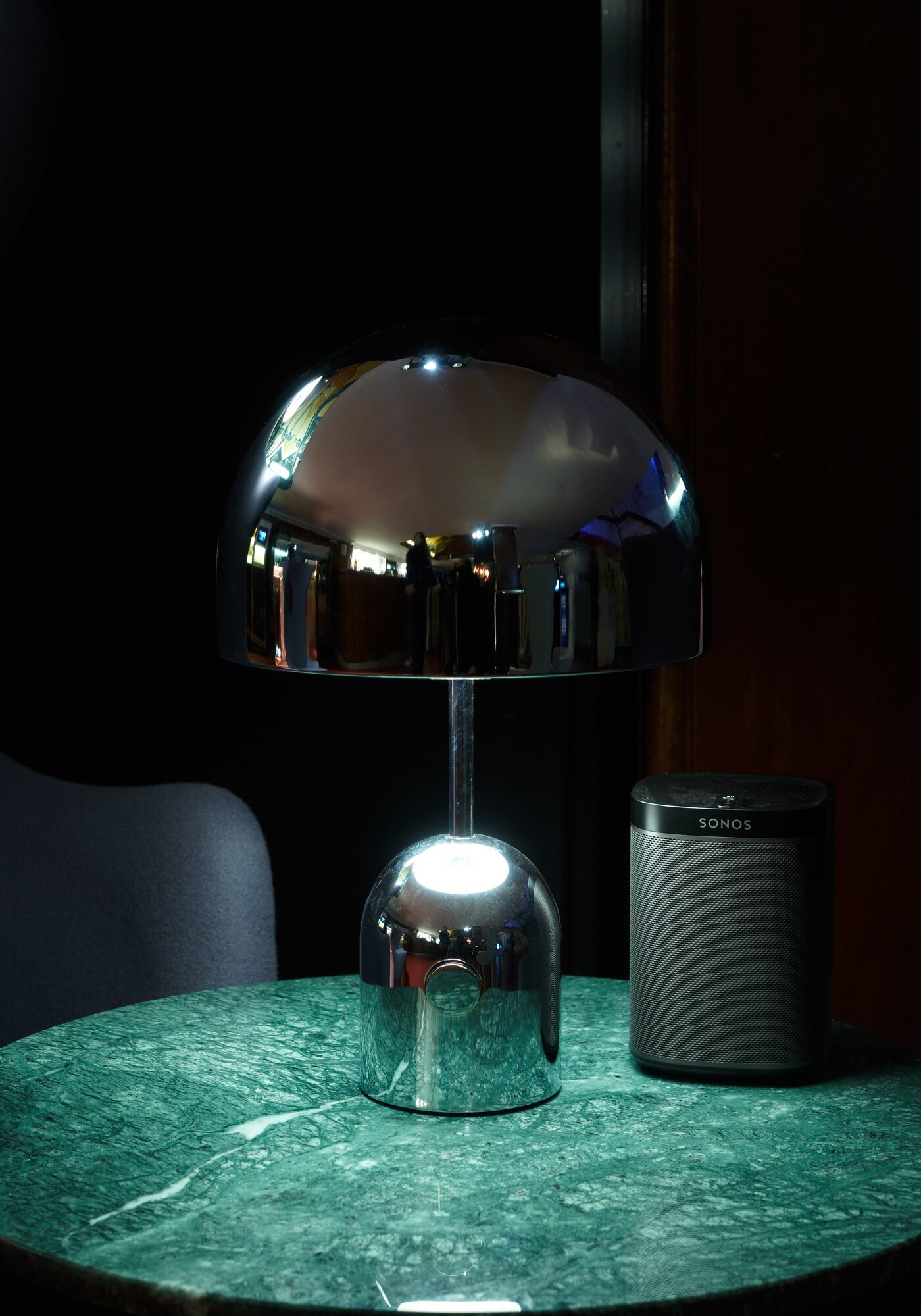 Tom Dixon Bell table lamp, LED, silver | Finnish Design Shop