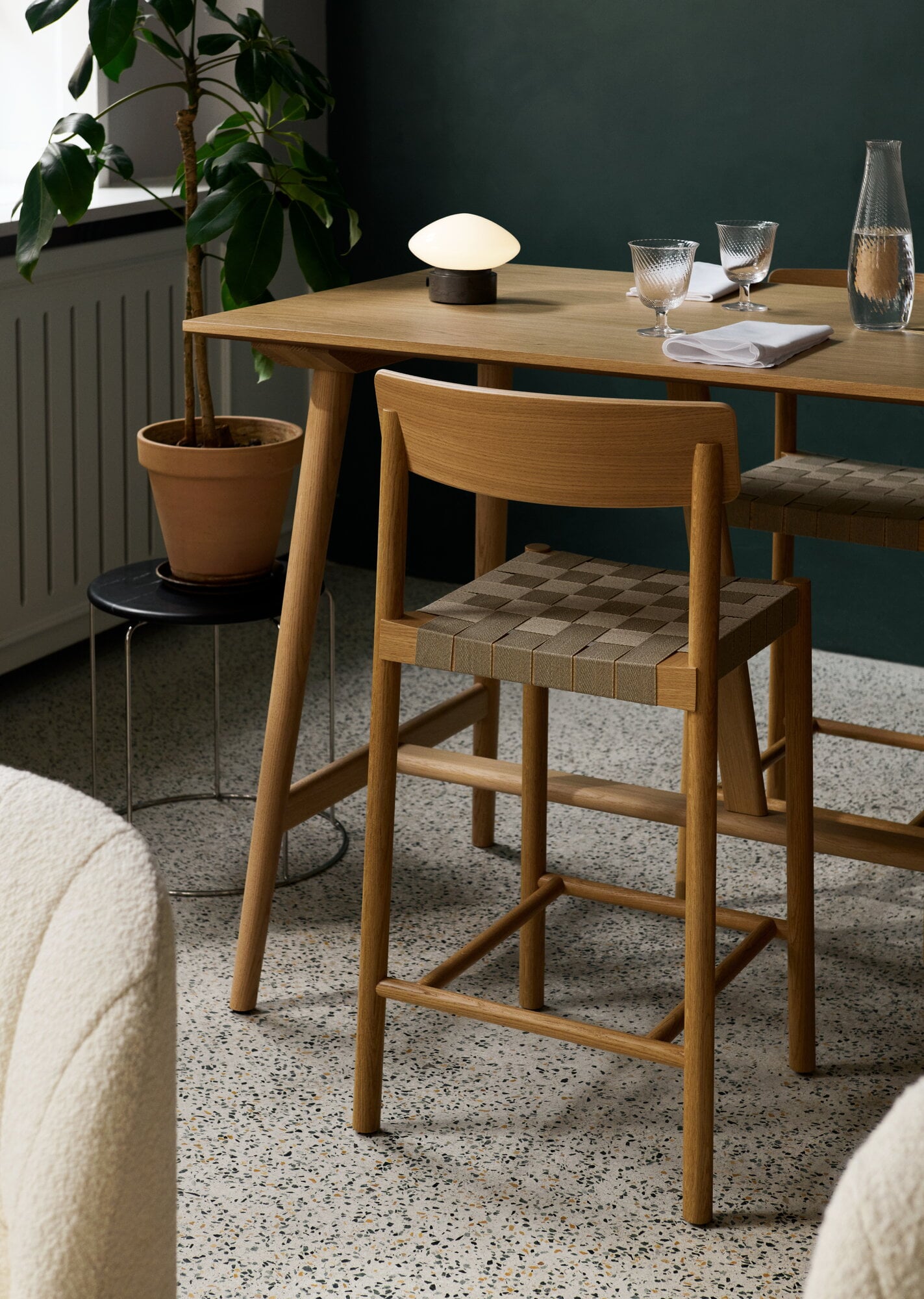 &Tradition In Between SK26 counter table, 190 x 80 cm, oak | Finnish ...