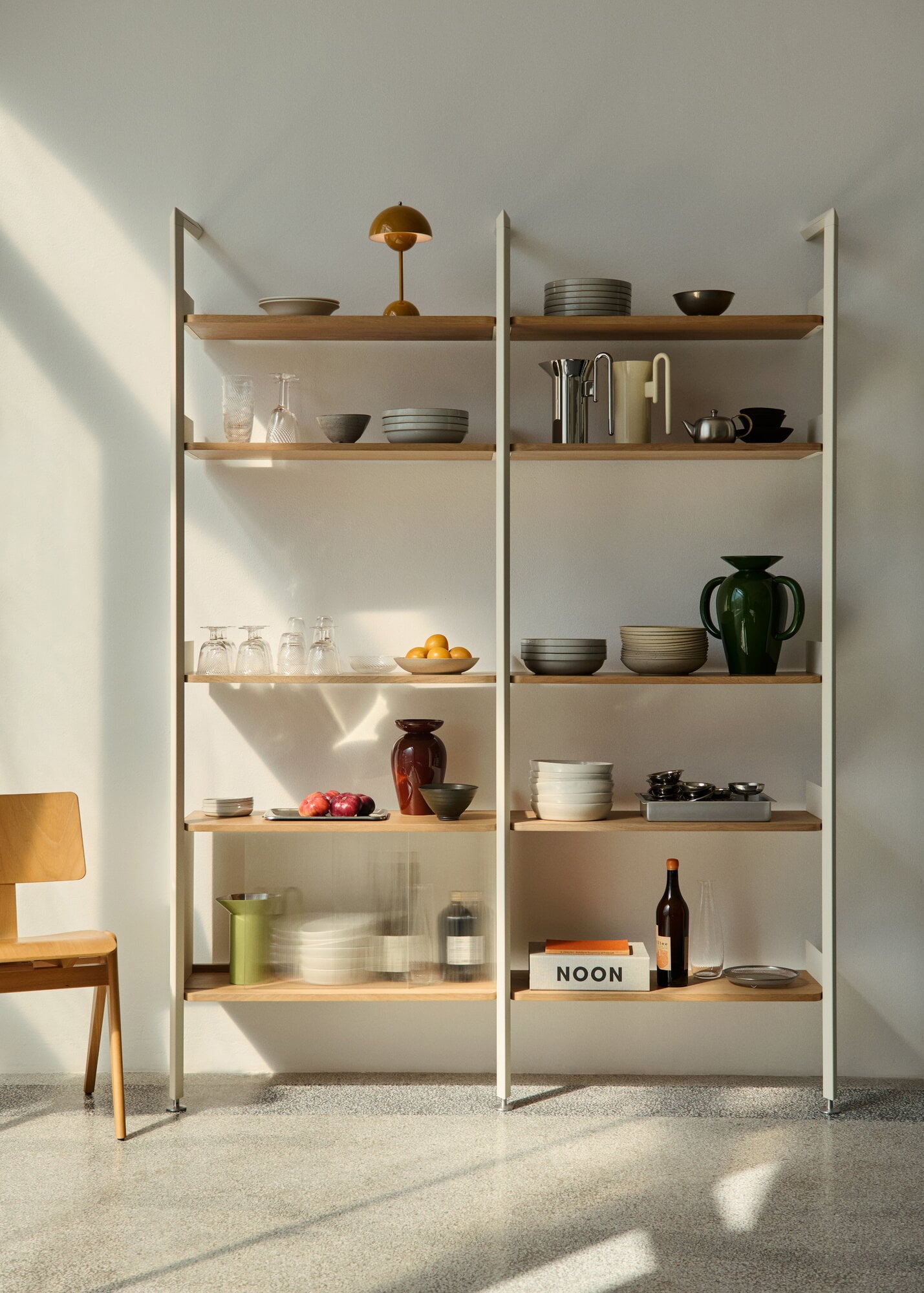 &Tradition Rombe Regal, Konfiguration A (IF1 & IF4), Alabaster - Eiche ...