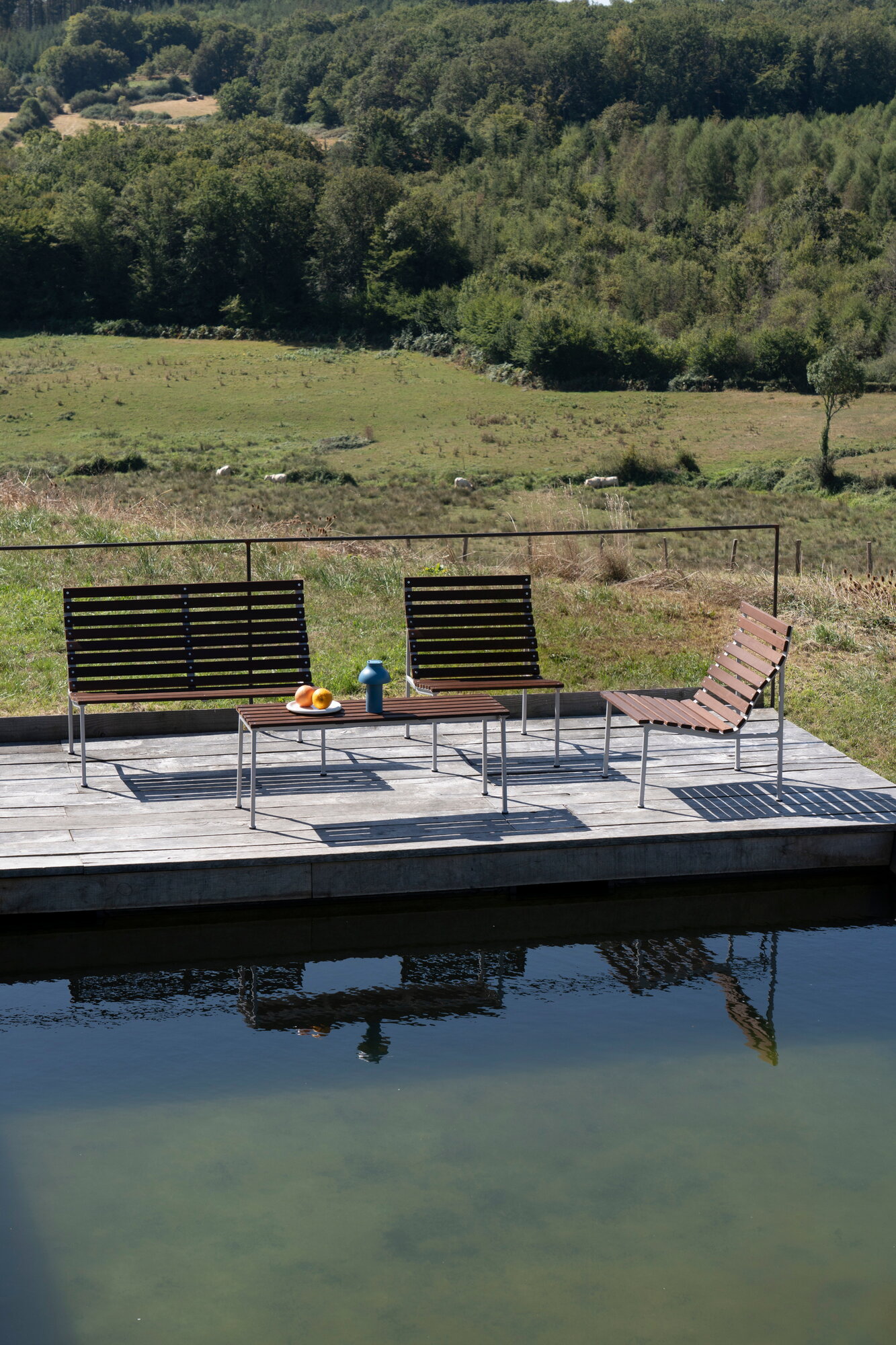 HAY Traverse bench, heat treated oiled ash | Finnish Design Shop