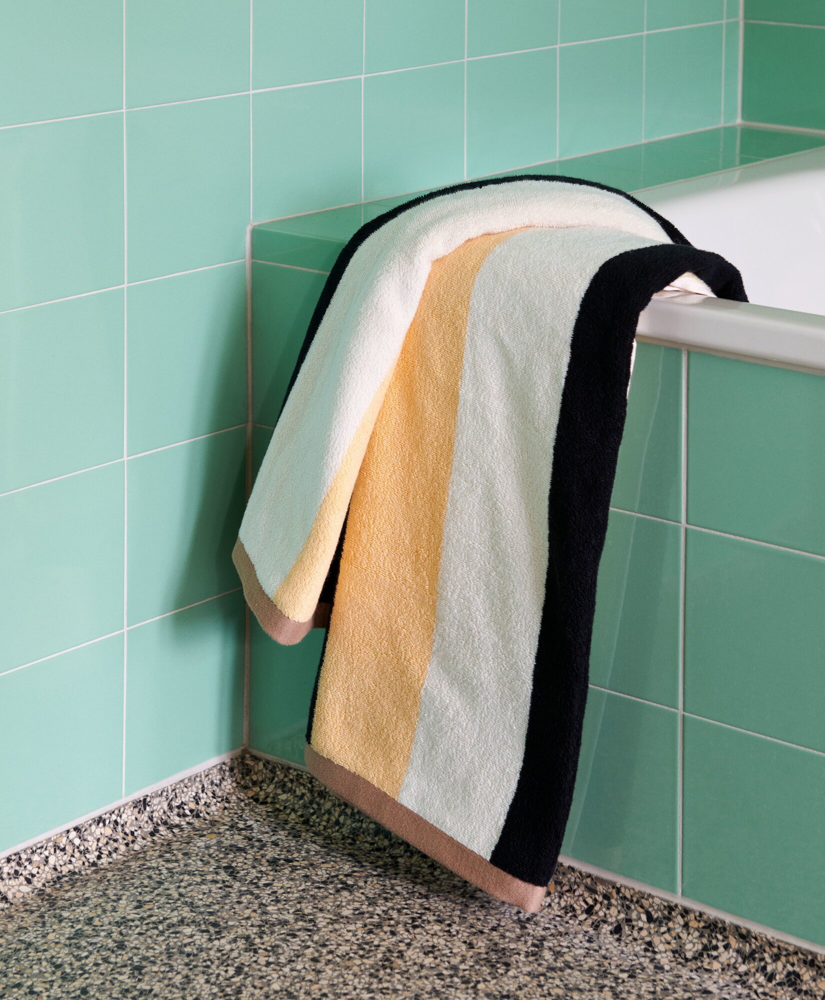 HAY Trio bath mat, yellow | Finnish Design Shop UK