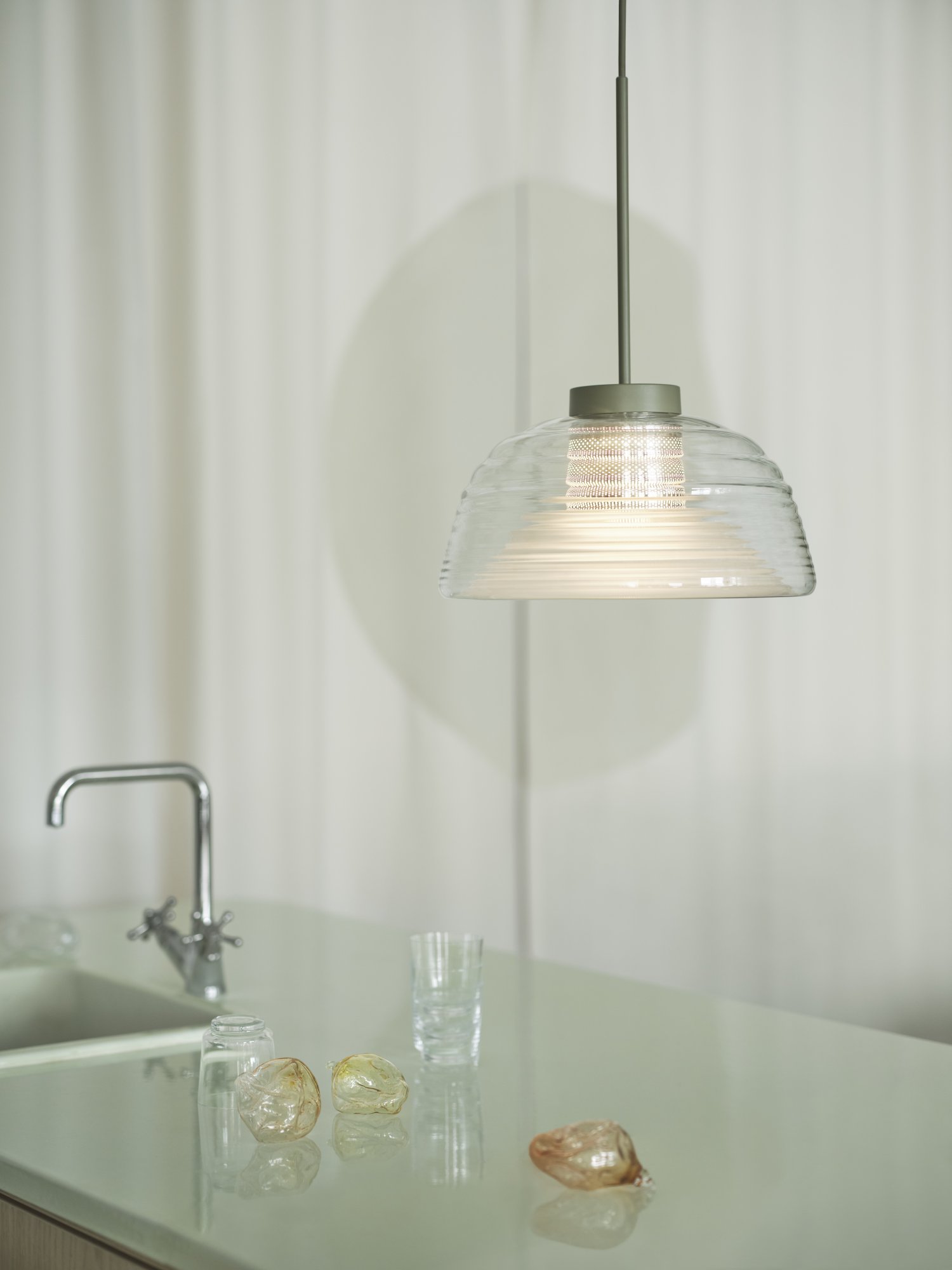 Muuto Two-Layer pendant, 37,5 cm, olive | Finnish Design Shop