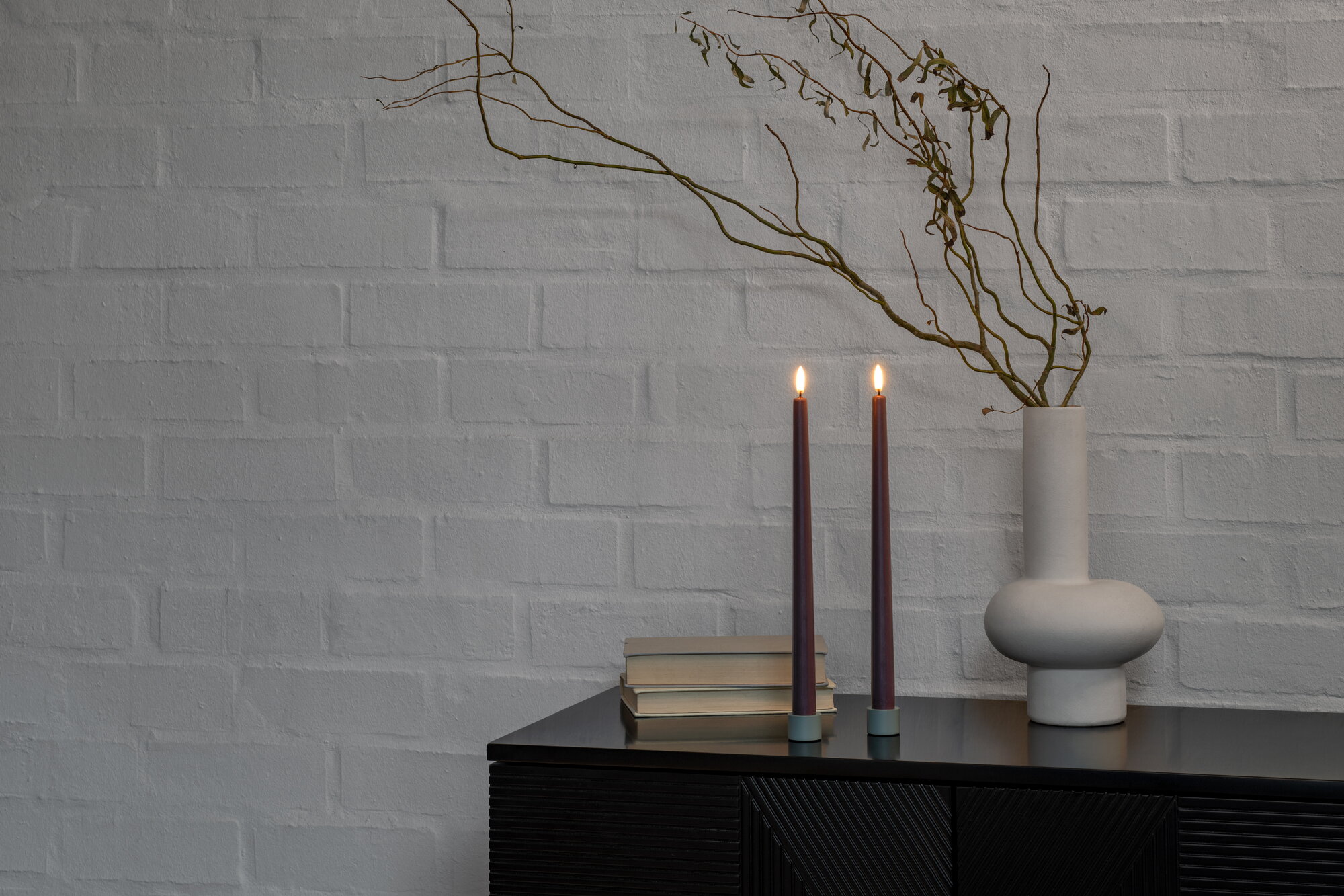 Uyuni Lighting Light candleholder for standard LED taper candles, 2 pcs ...