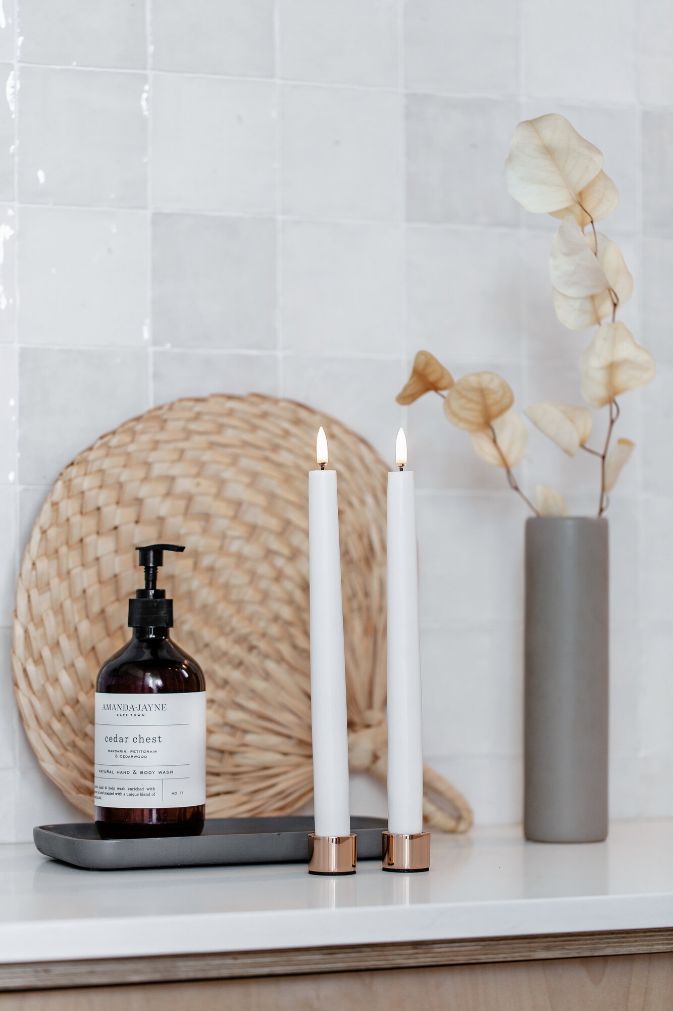 Uyuni Lighting Light candleholder for standard LED taper candles, 2 pcs ...