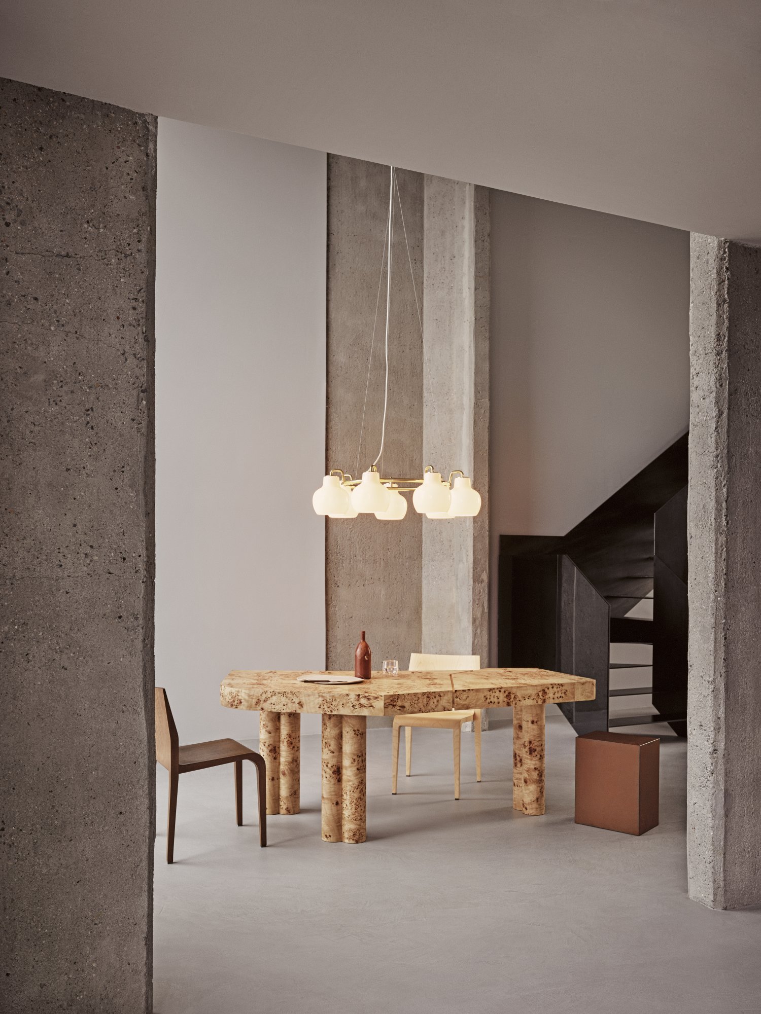 Louis Poulsen Suspension VL Ring Crown 7, verre opale | Finnish Design Shop