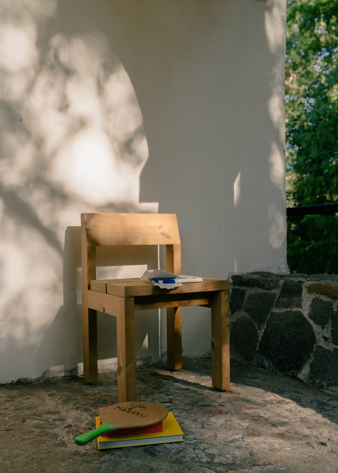 Vaarnii 013 Osa outdoor dining chair, pine | Finnish Design Shop