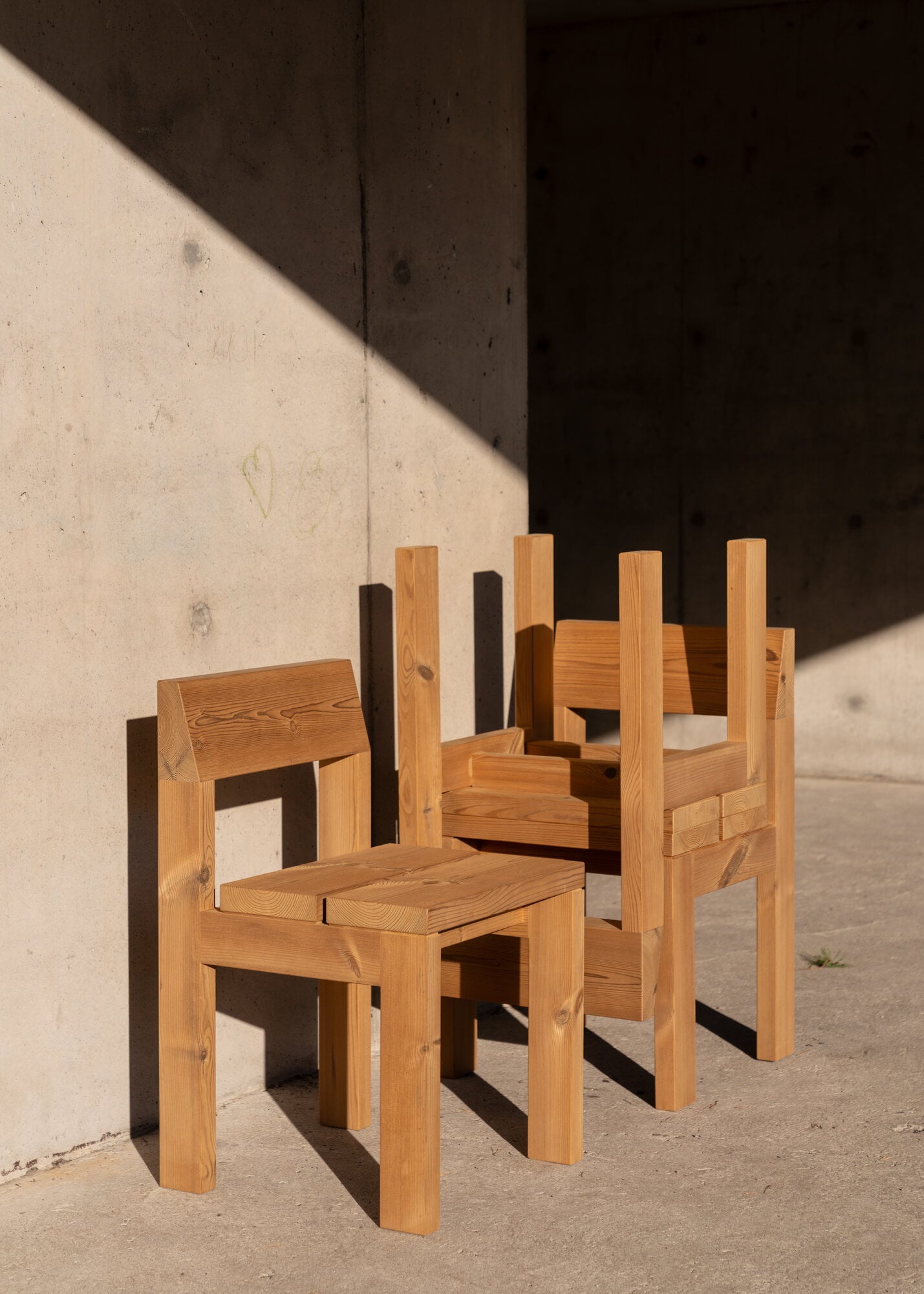 Vaarnii 013 Osa outdoor dining chair, pine | Finnish Design Shop