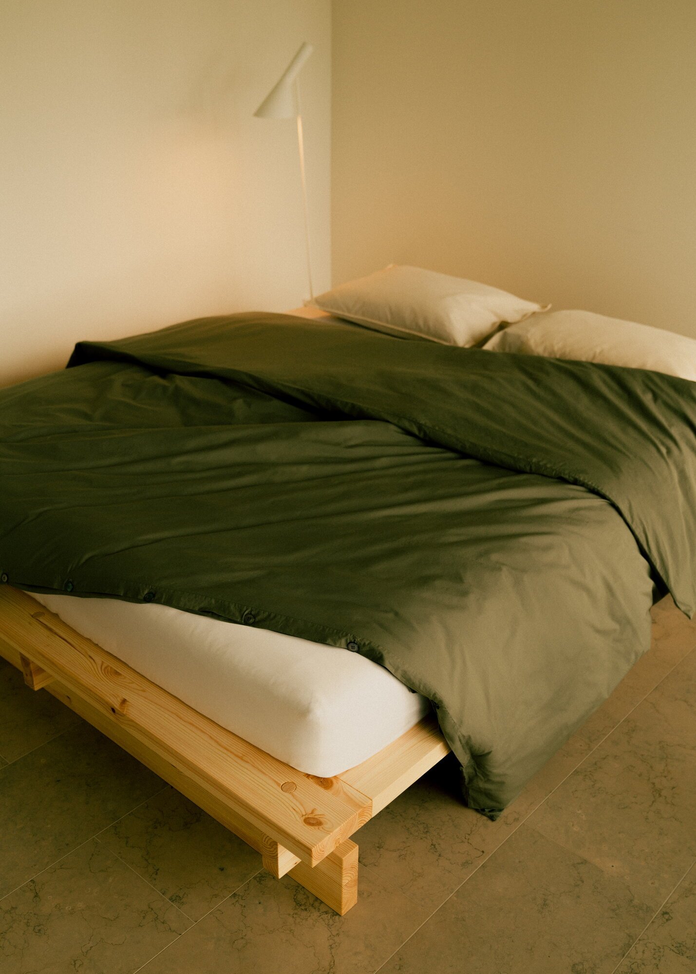 Vaarnii 017 Aamu bed frame, 180 cm, pine | Finnish Design Shop