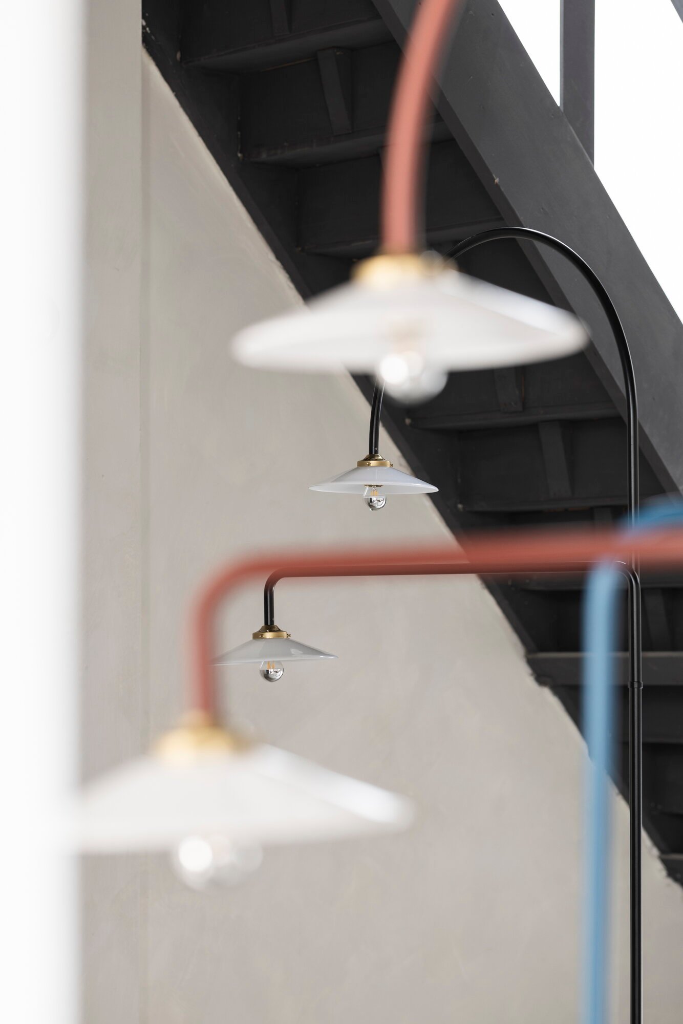 valerie_objects Standing Lamp Marble N°1, menie red | Finnish Design Shop