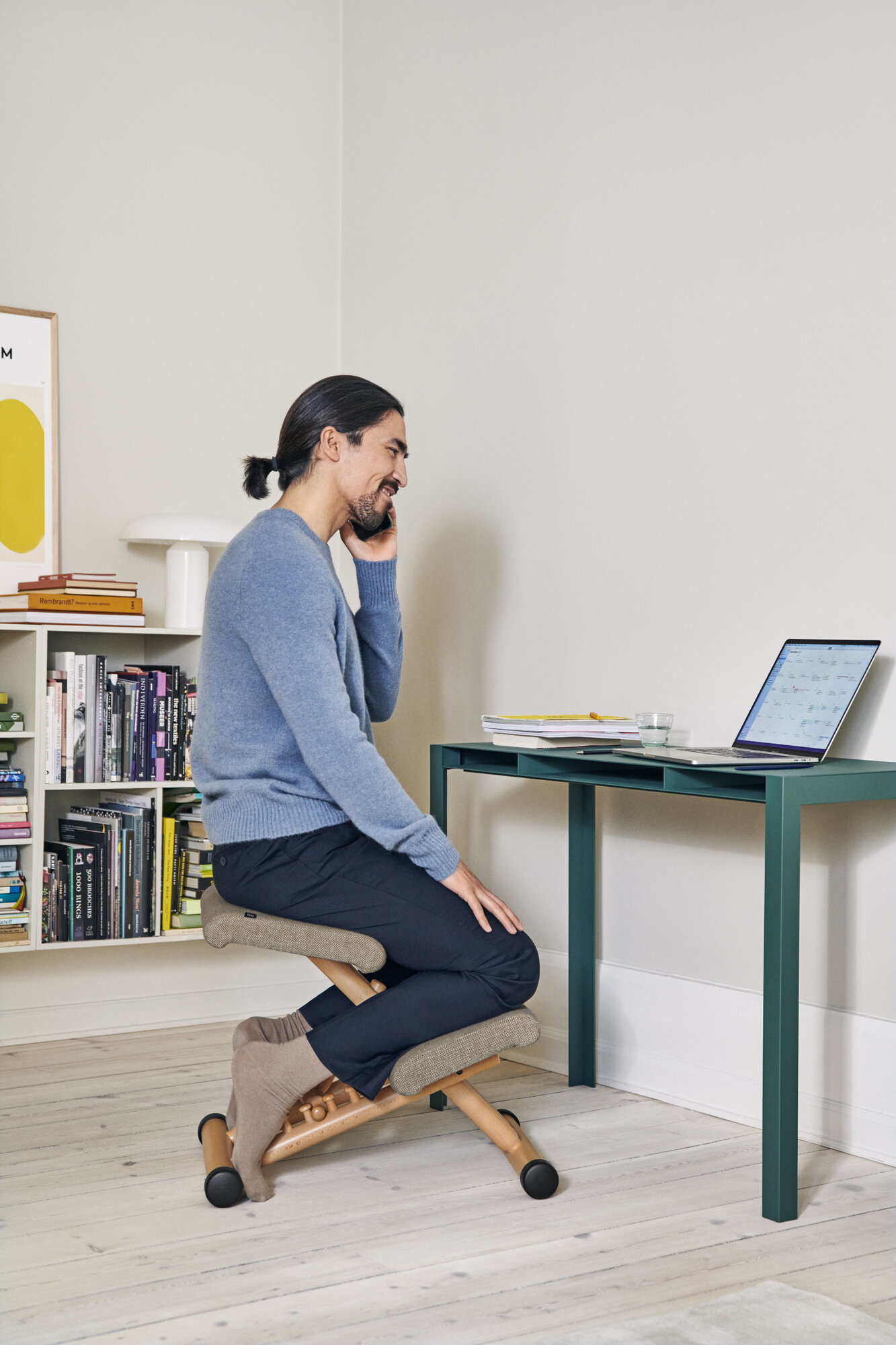 Varier Multi kneeling chair, natural beech - Reflect 404 | Finnish ...