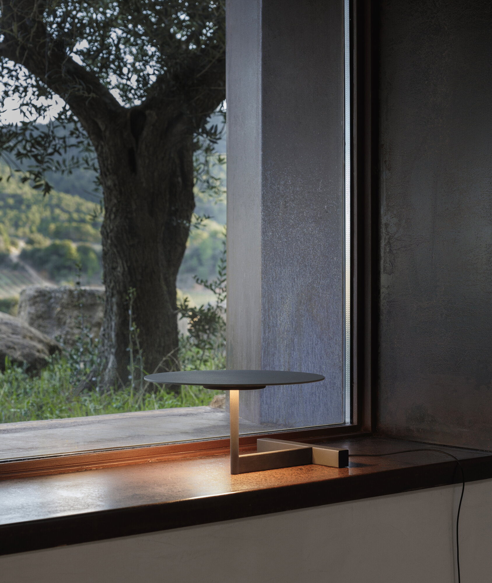 Vibia Flat 5965 table lamp, grey | Finnish Design Shop