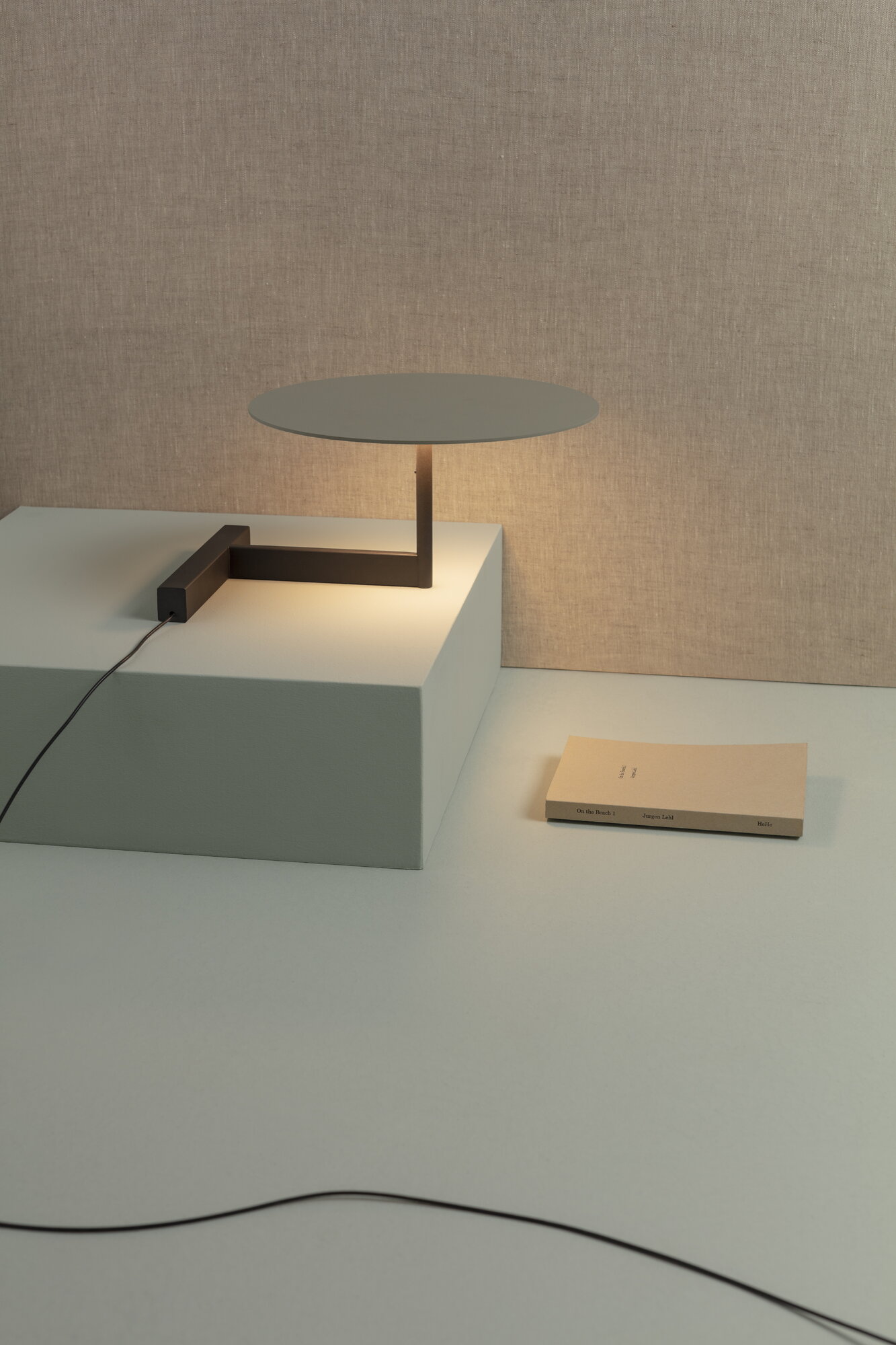 Vibia Flat 5965 table lamp, grey | Finnish Design Shop