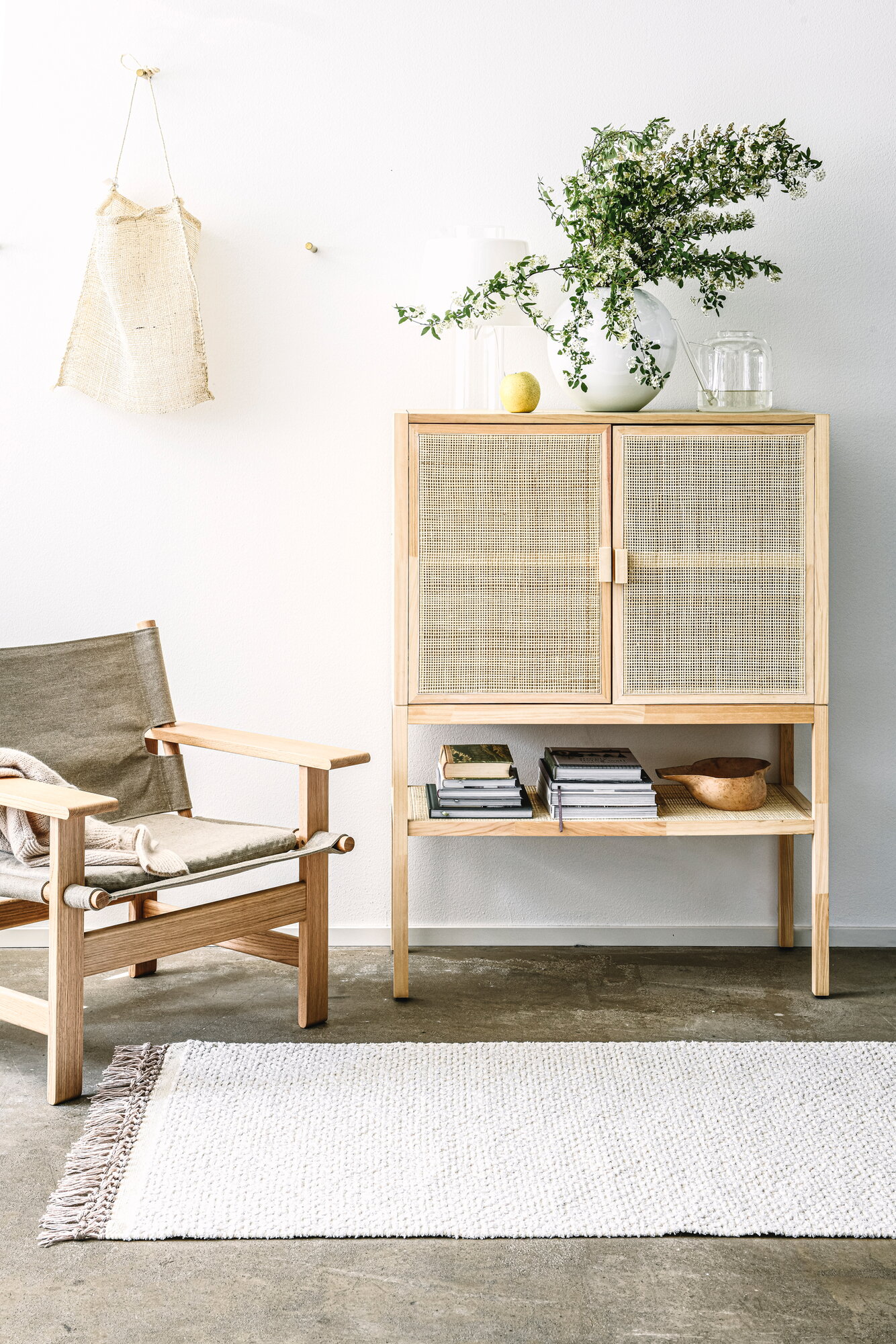 VM Carpet Duo Popcorn rug, white | Finnish Design Shop