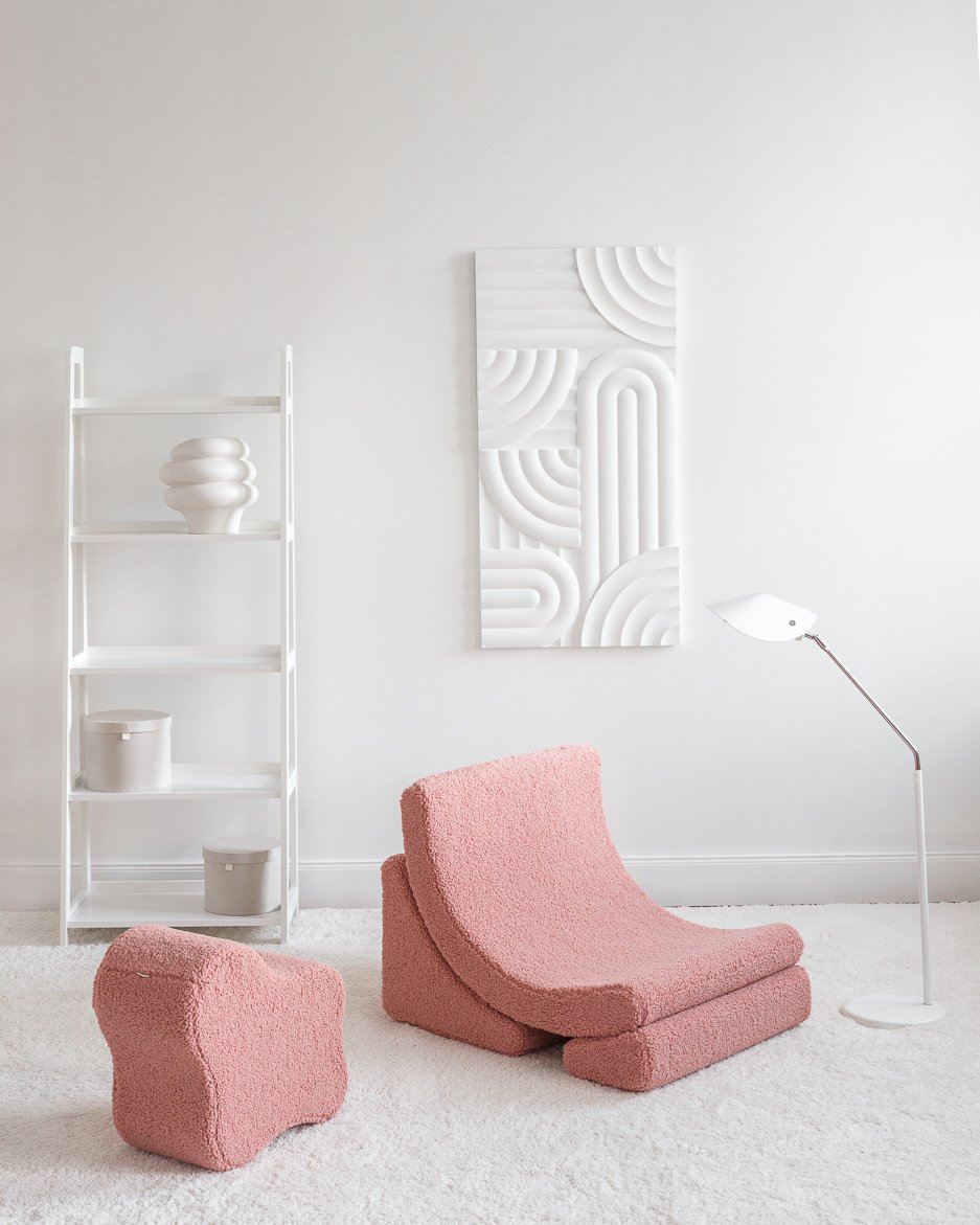 Wigiwama Moon chair, guava pink | Finnish Design Shop