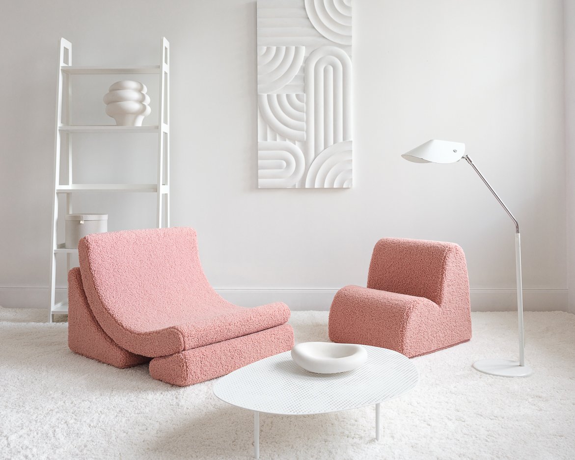 Wigiwama Moon chair, guava pink | Finnish Design Shop