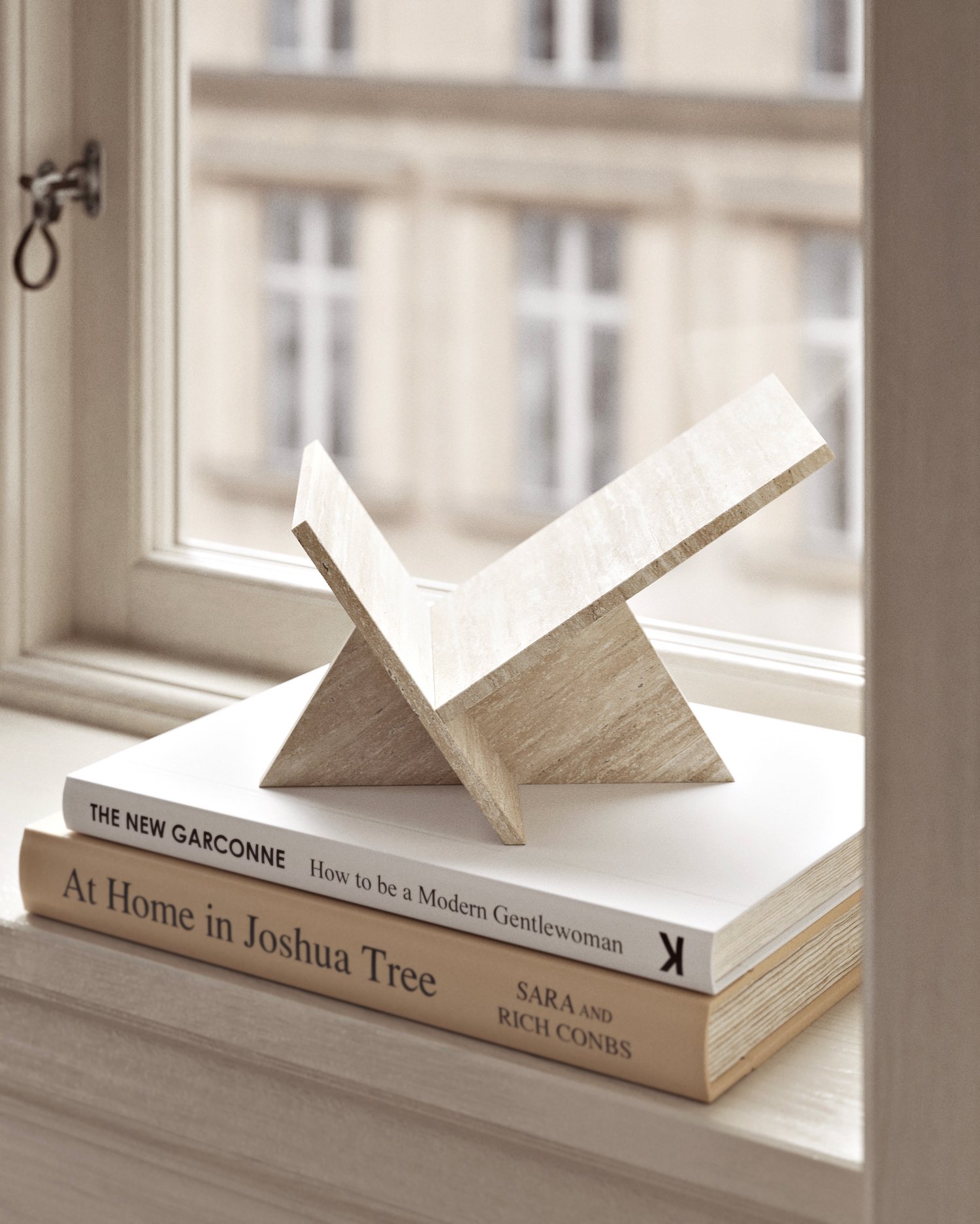 Woud Mountain paperweight, grey travertine | Finnish Design Shop