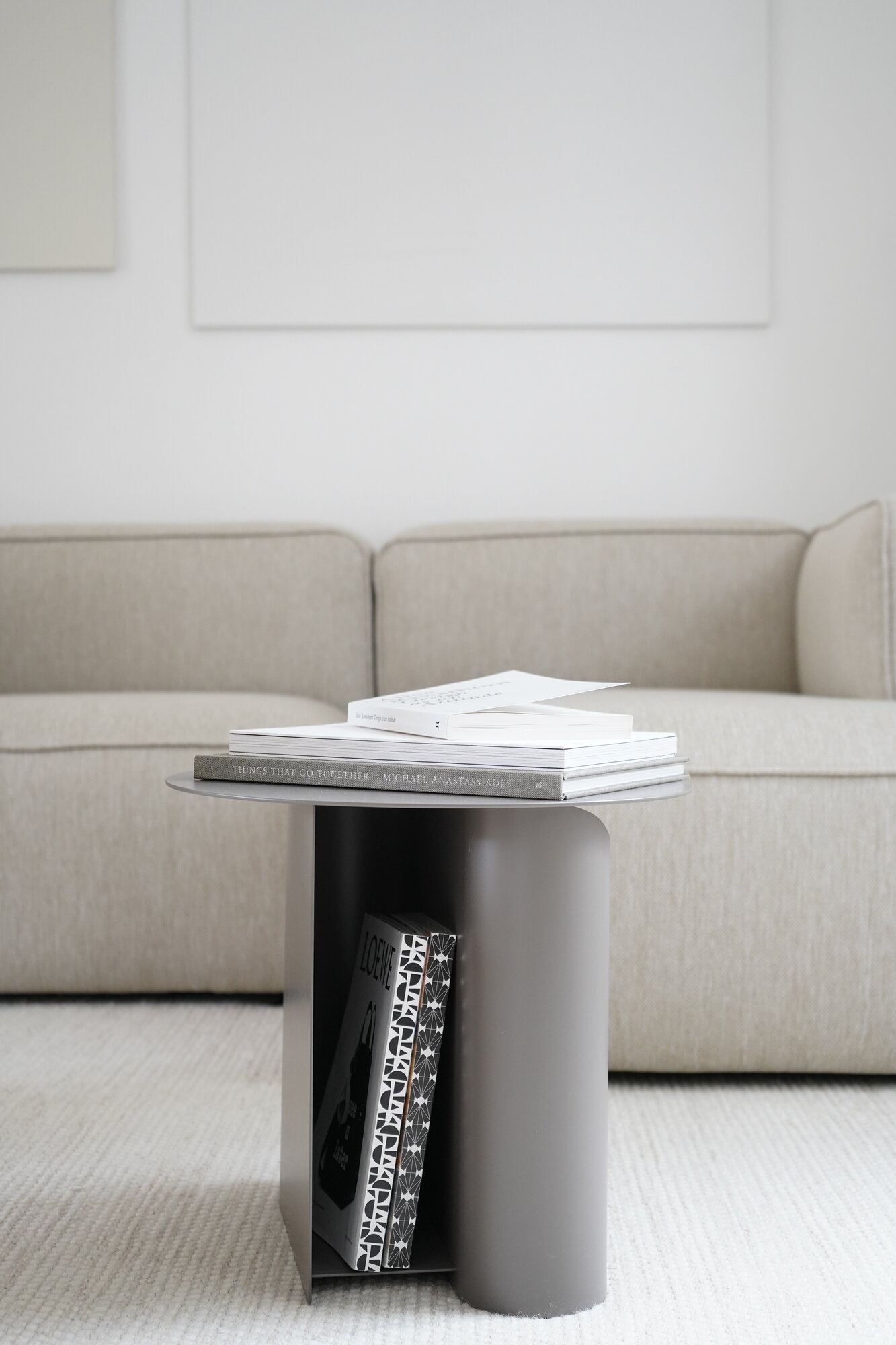 Woud Sentrum side table, taupe | Finnish Design Shop