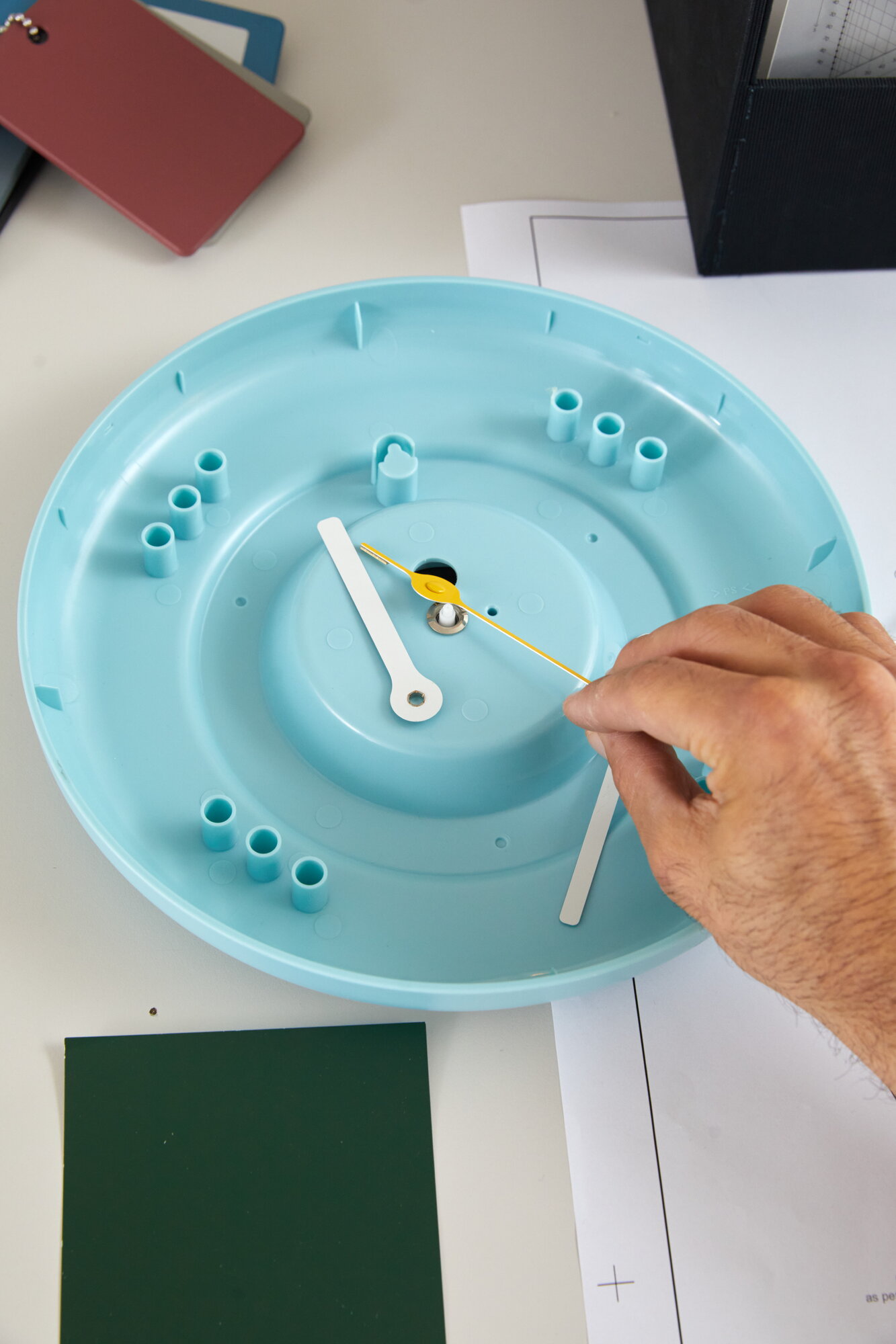 HAY Wall Clock, blue | Finnish Design Shop