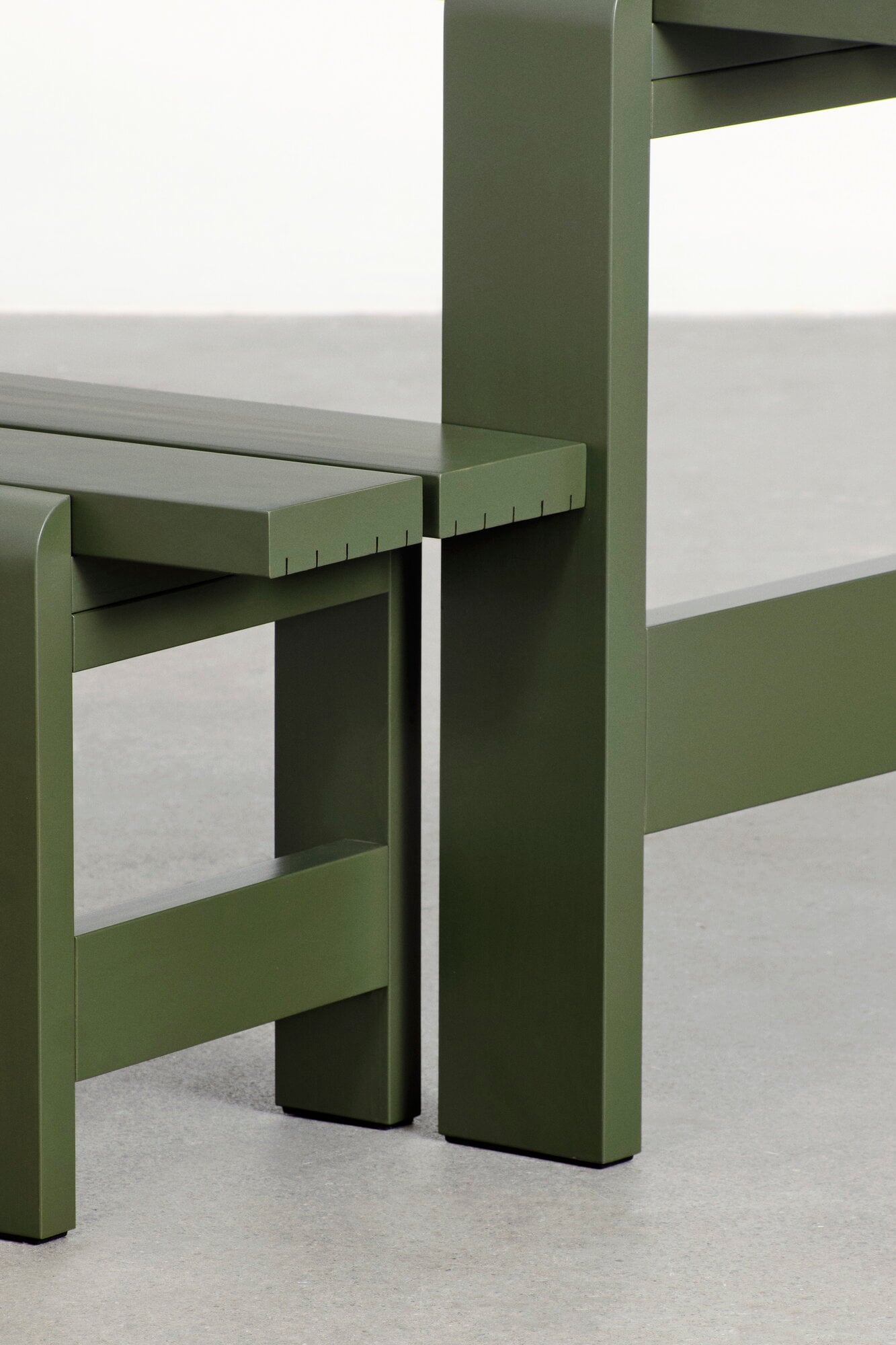 HAY Weekday bench, 111 x 23 cm, olive | Finnish Design Shop