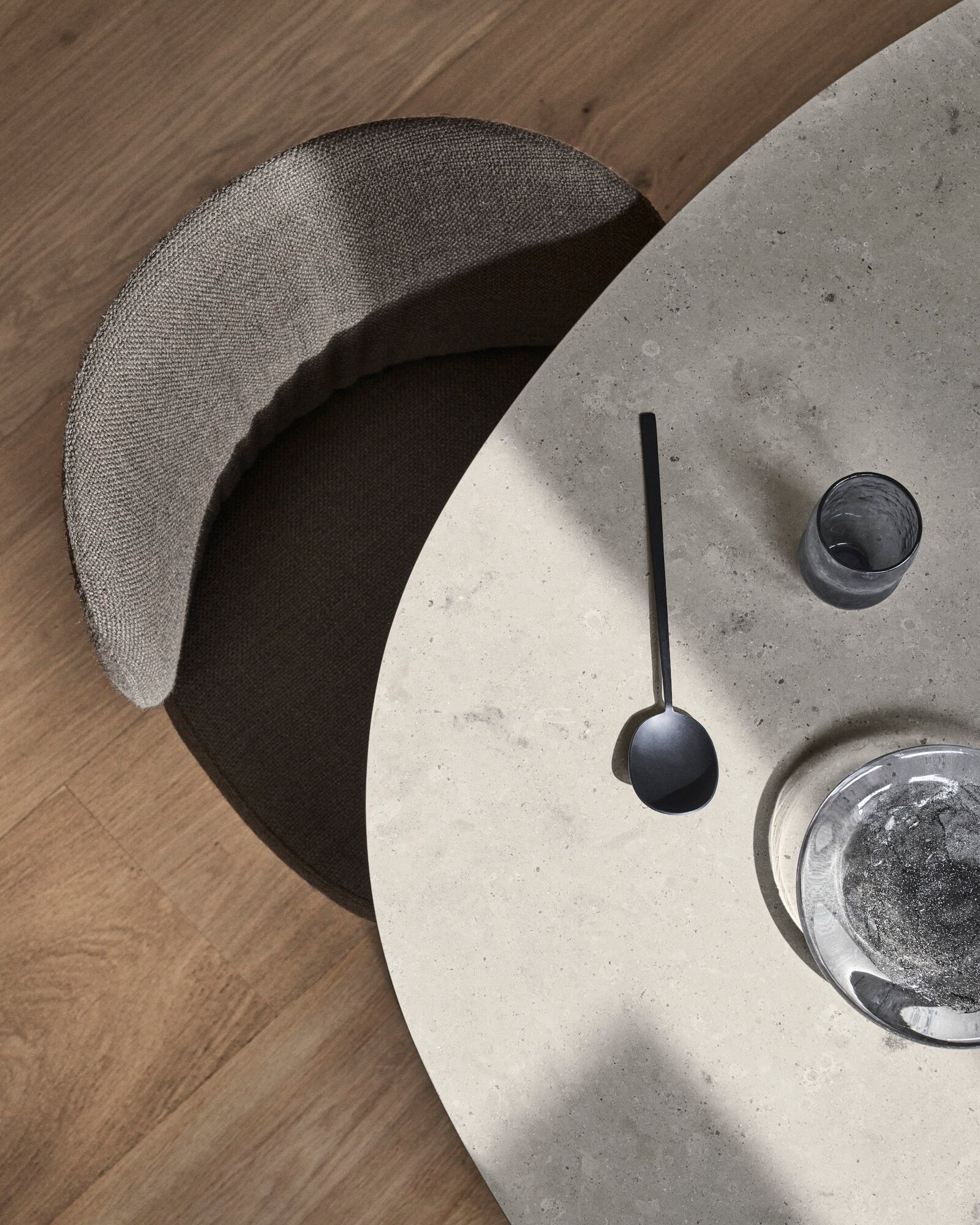 Wendelbo Ovata dining table, brown oak - Jura grey limestone | Finnish ...