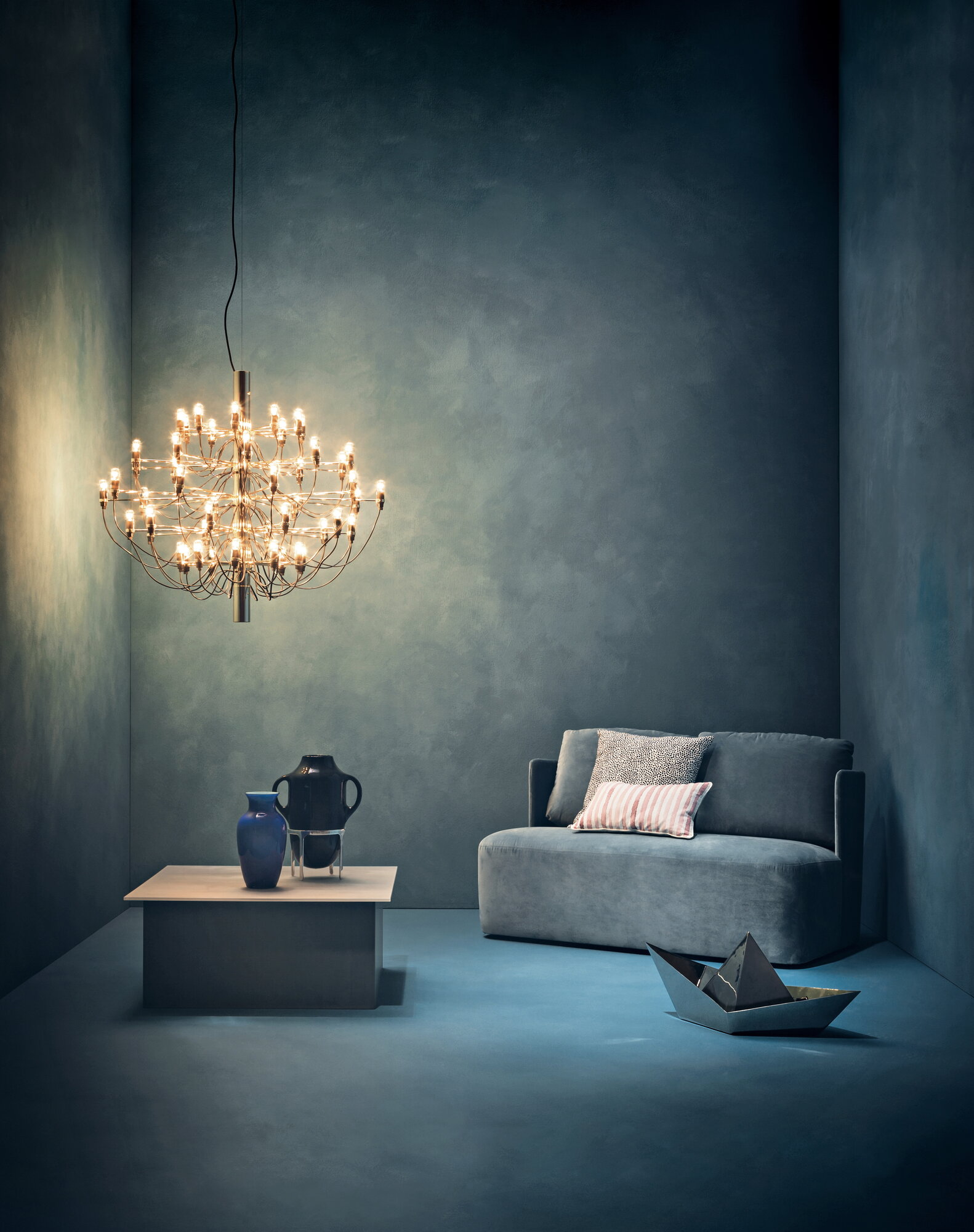 Flos 2097/30 kattokruunu, kromi | Finnish Design Shop
