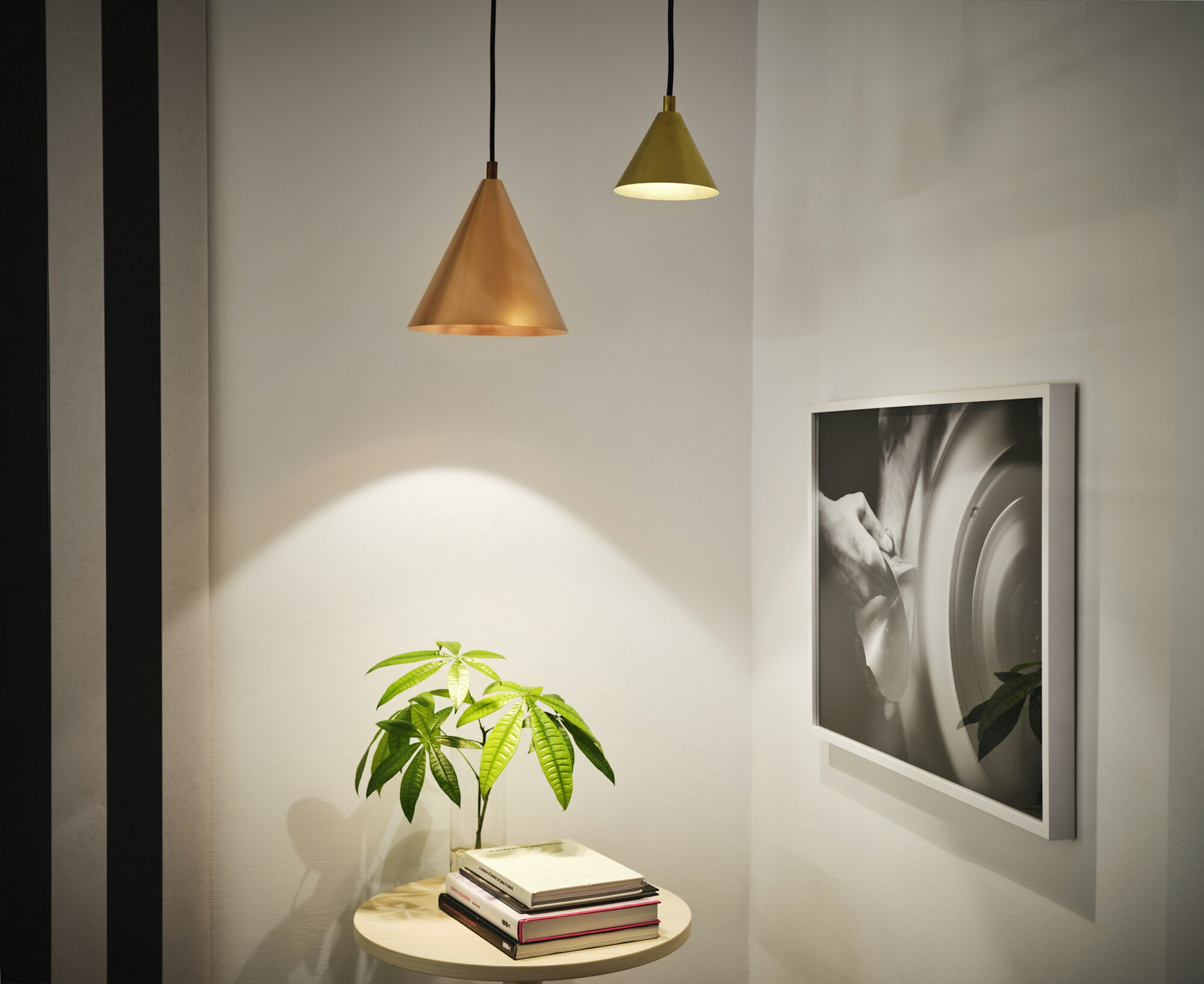 Örsjö Tratten pendant, big, copper | Finnish Design Shop