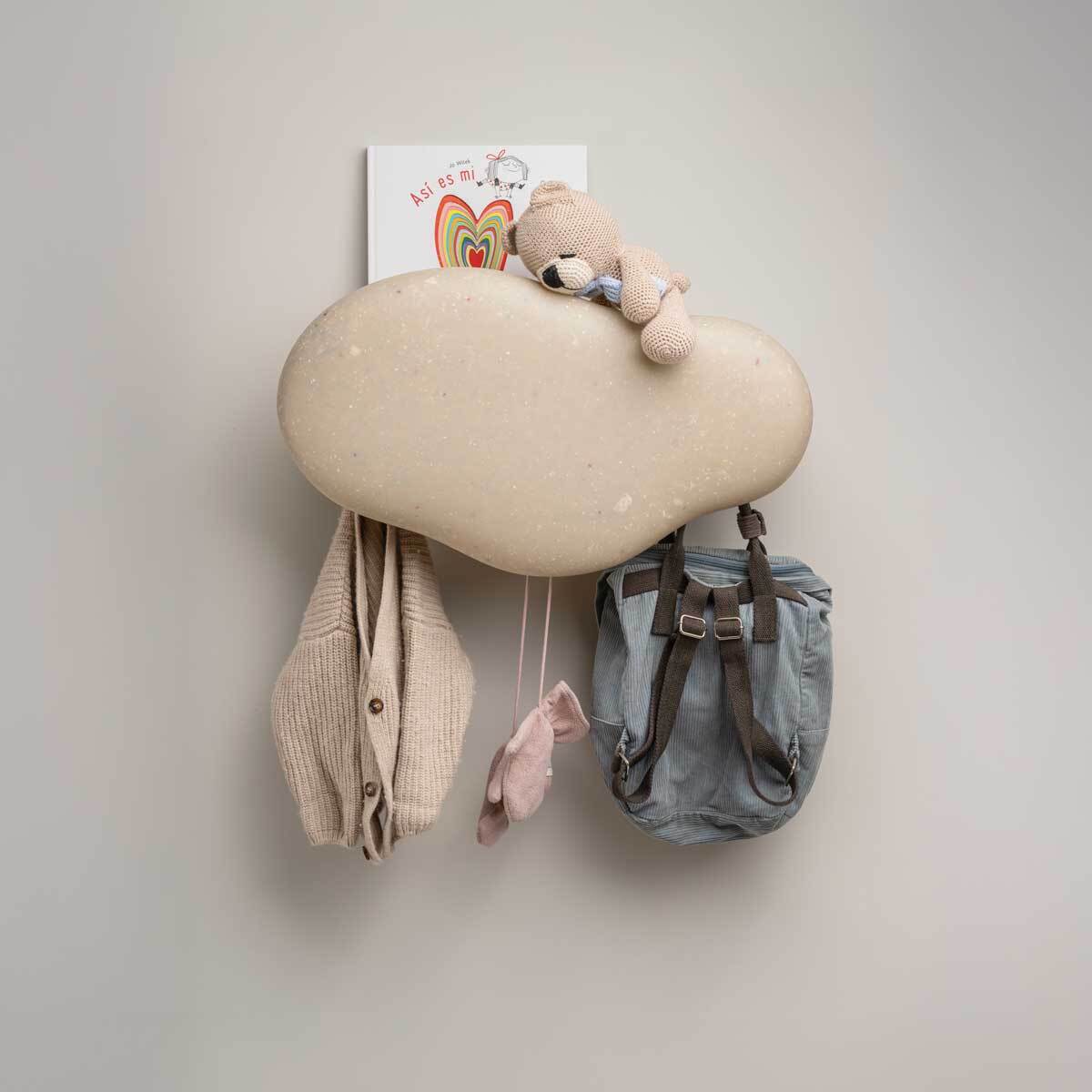 ecoBirdy Marine hanger shelf, faded white | Finnish Design Shop