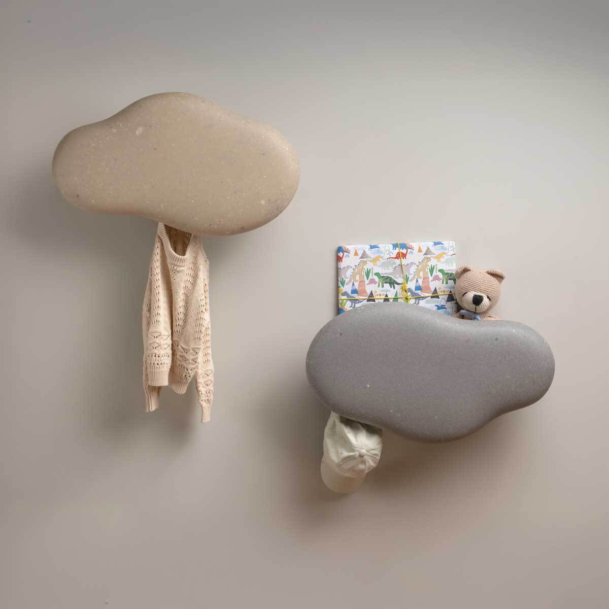 ecoBirdy Marine hanger shelf, faded white | Finnish Design Shop