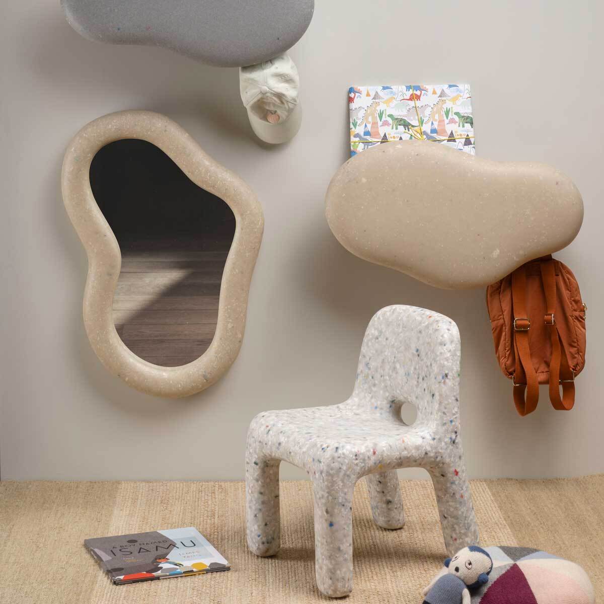 ecoBirdy Marine hanger shelf, faded white | Finnish Design Shop UK