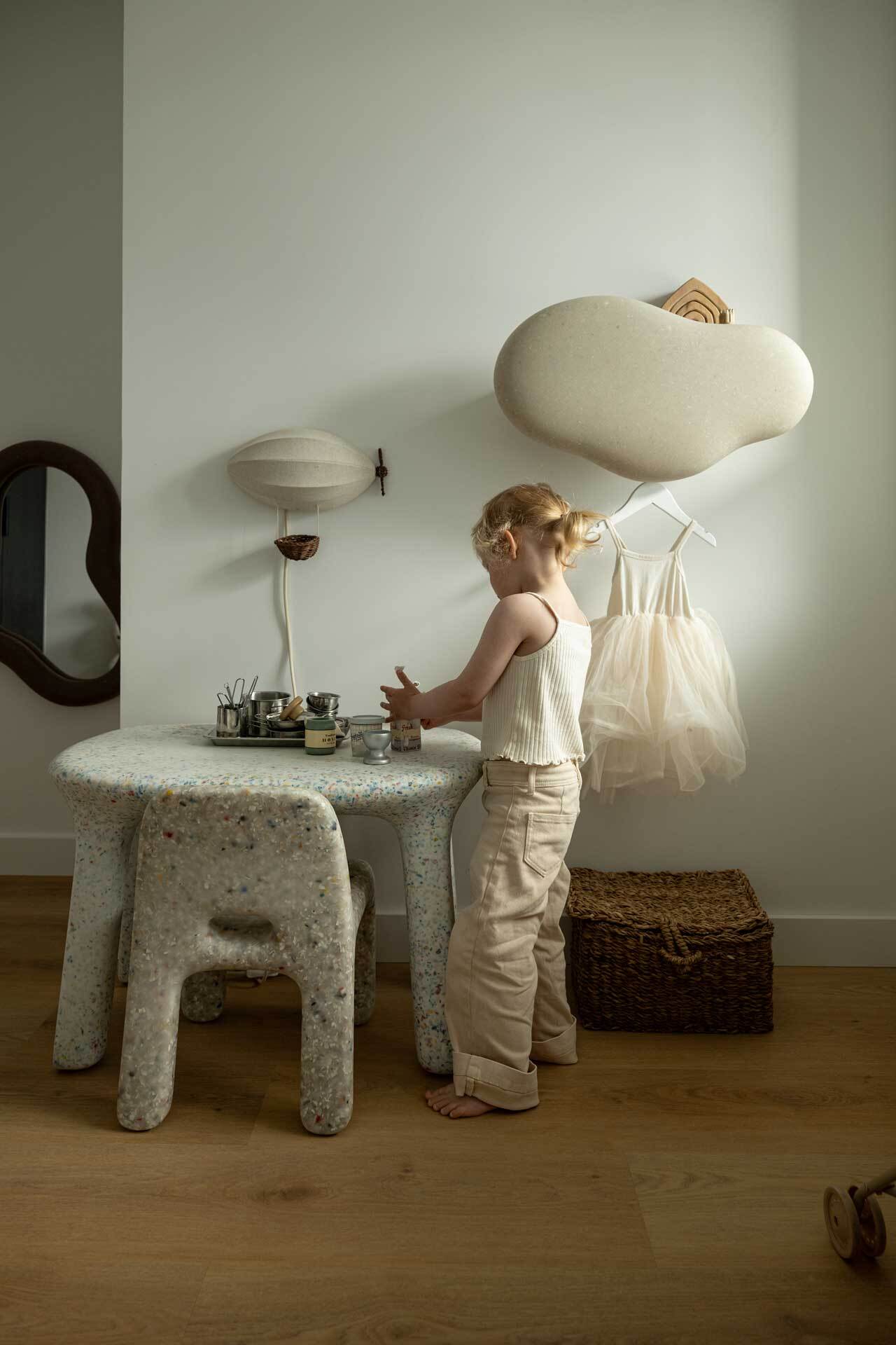 ecoBirdy Marine hanger shelf, faded white | Finnish Design Shop