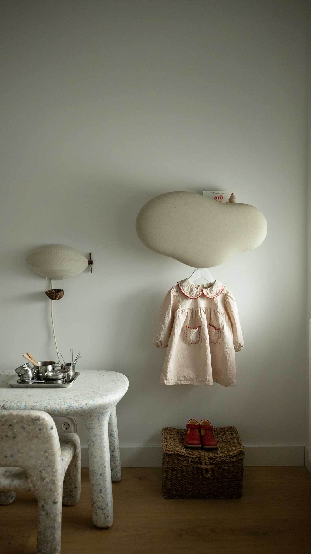 ecoBirdy Marine hanger shelf, faded white | Finnish Design Shop NL