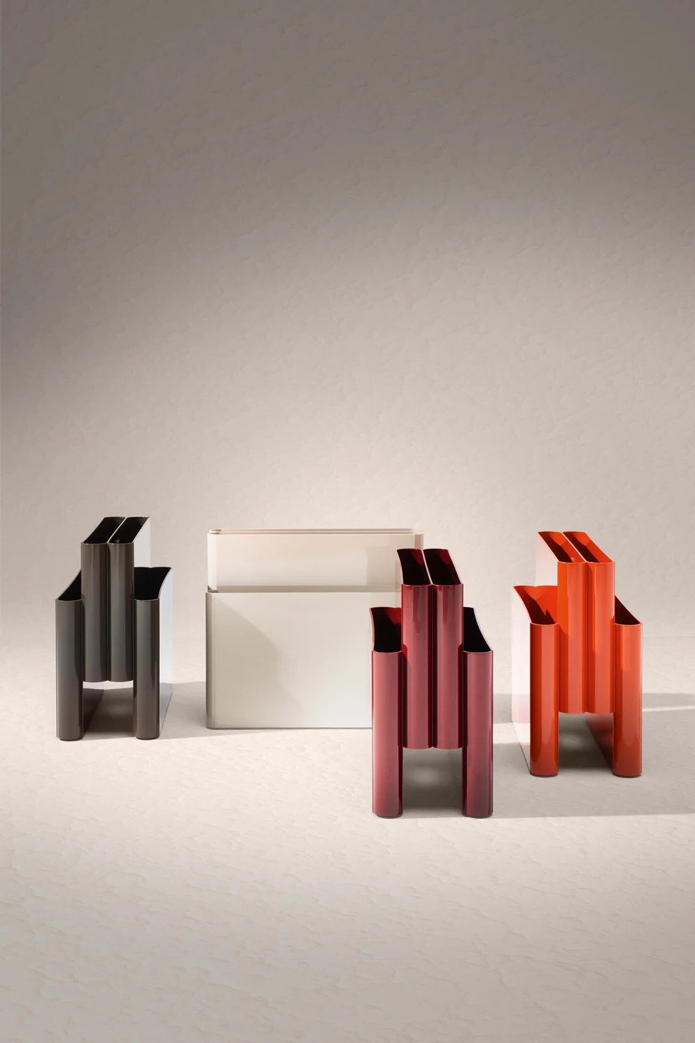 Kartell Magazine Rack, taupe | Finnish Design Shop