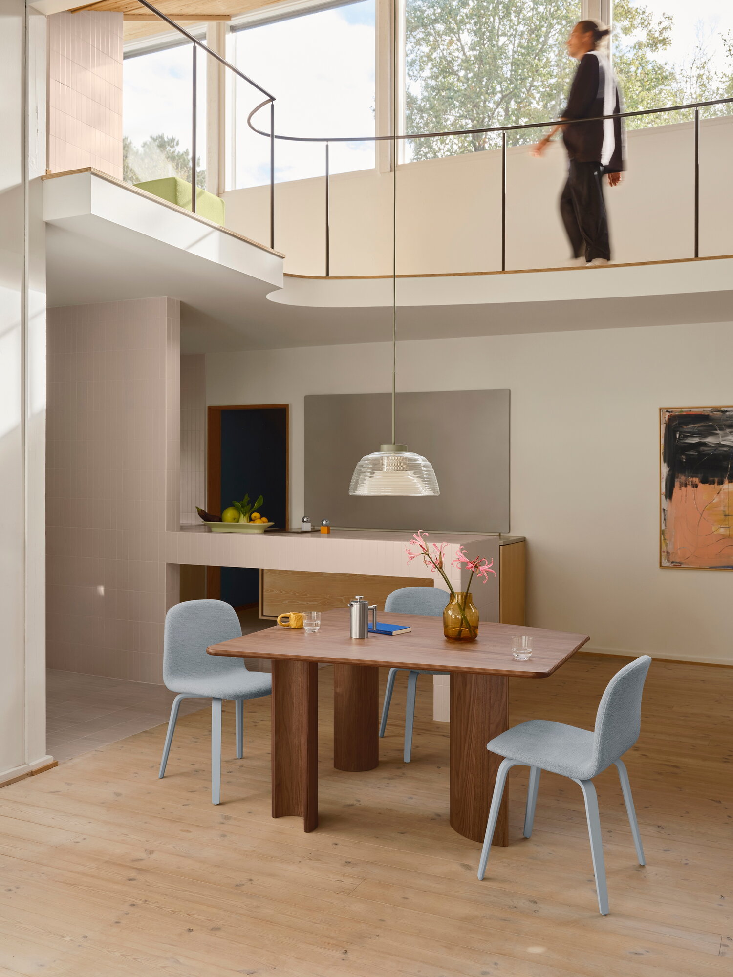 Muuto Re-norm table, 130 x 120 cm, lacquered walnut | Finnish Design Shop