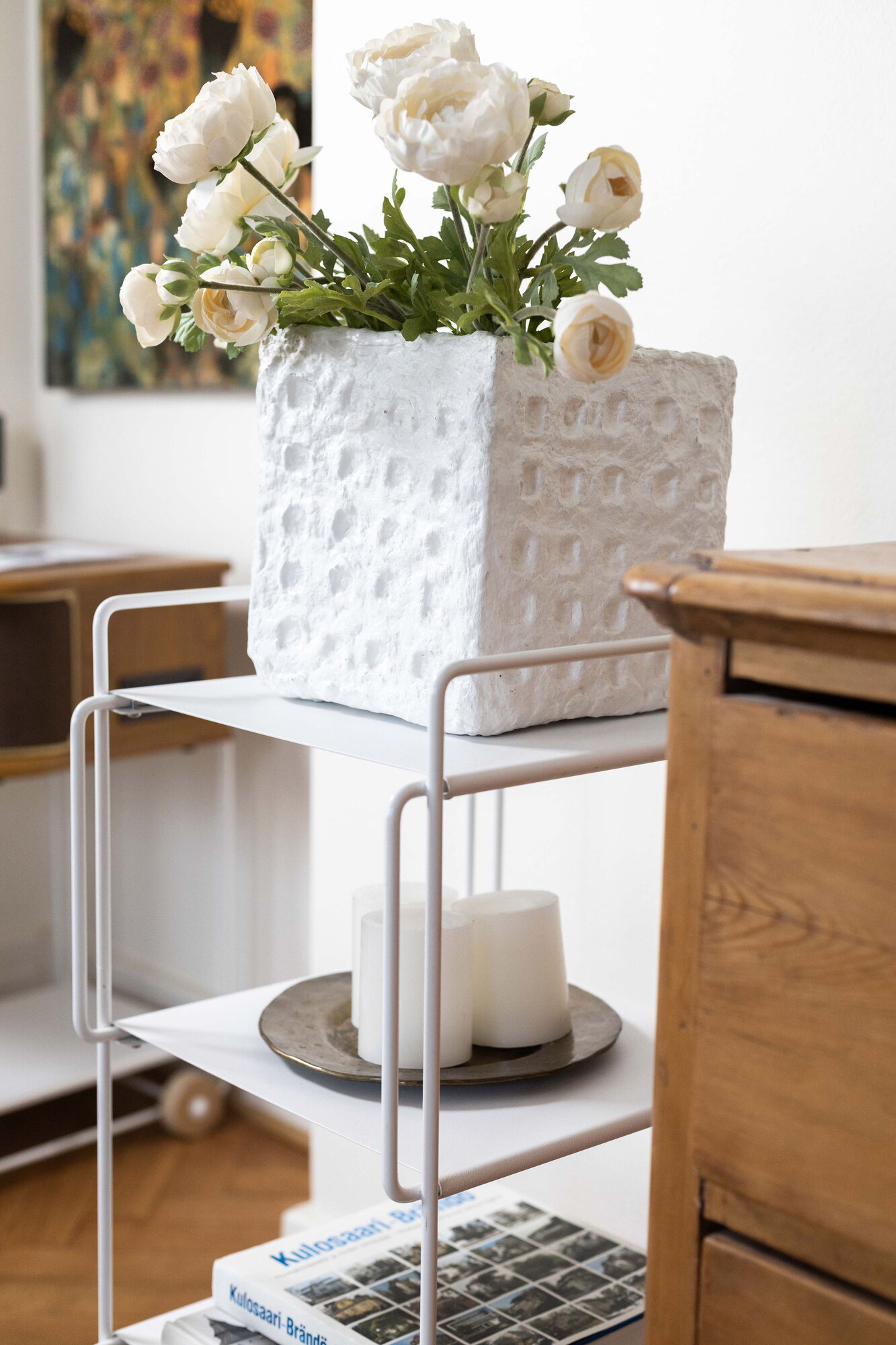 Everyday Design Hanko trolley, white | Finnish Design Shop UK