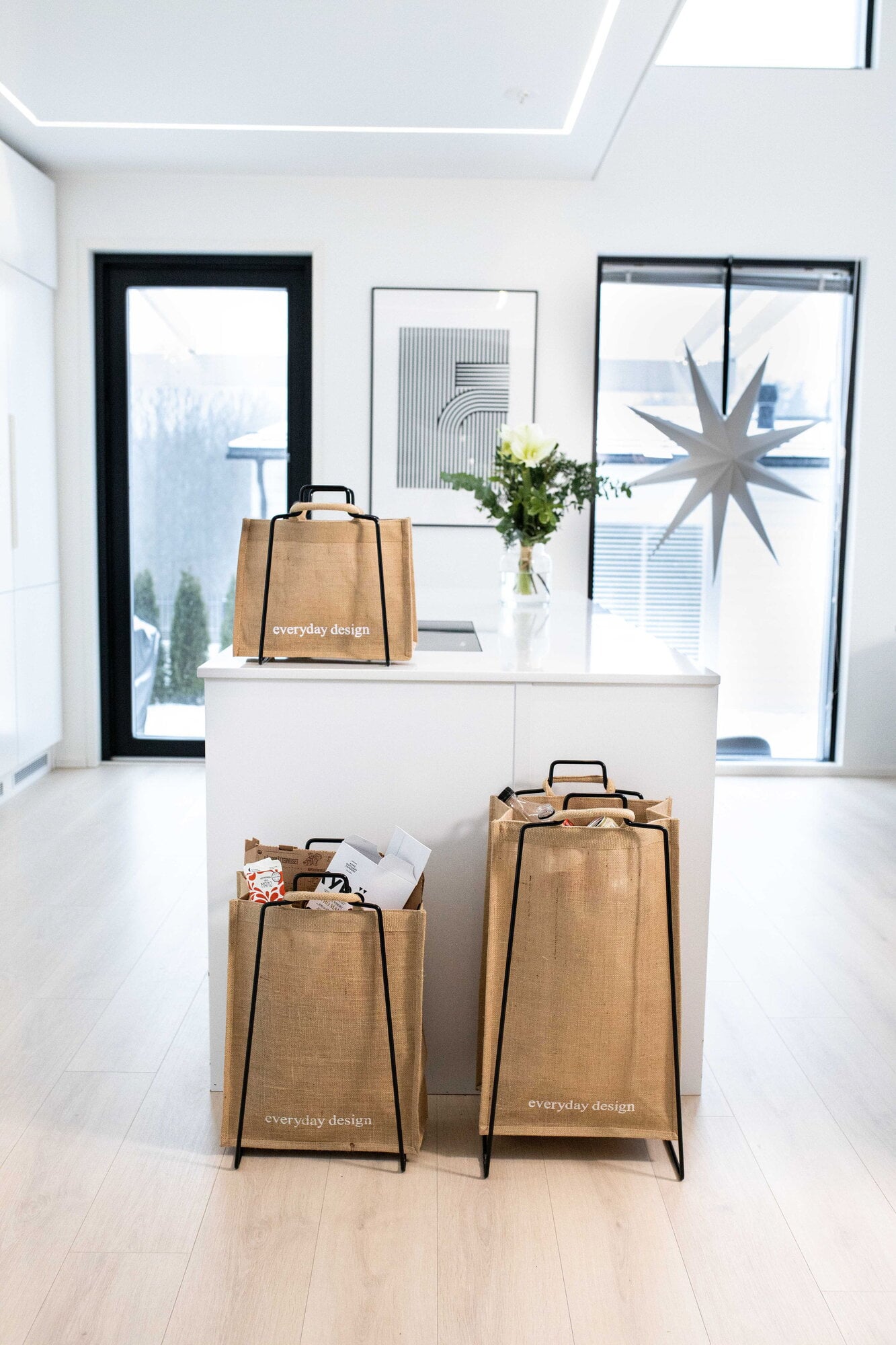 Everyday Design Lahti juuttikassi, beige | Finnish Design Shop