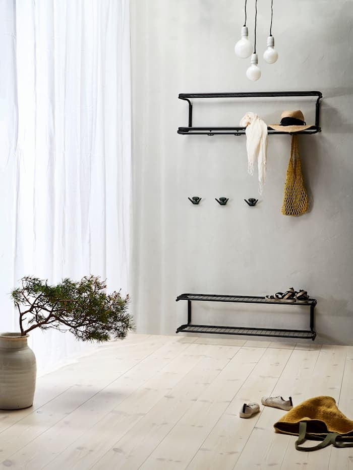 Essem Design Classic shoe rack, 80 cm, black | Finnish Design Shop