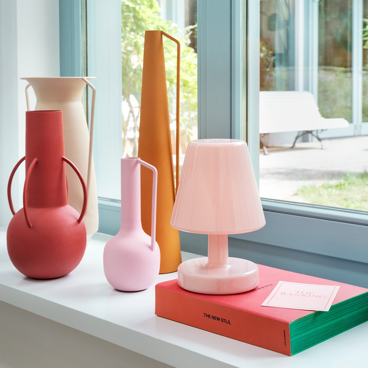 Fatboy Edison the Ambiance ladattava pöytävalaisin, soft pink | Finnish ...