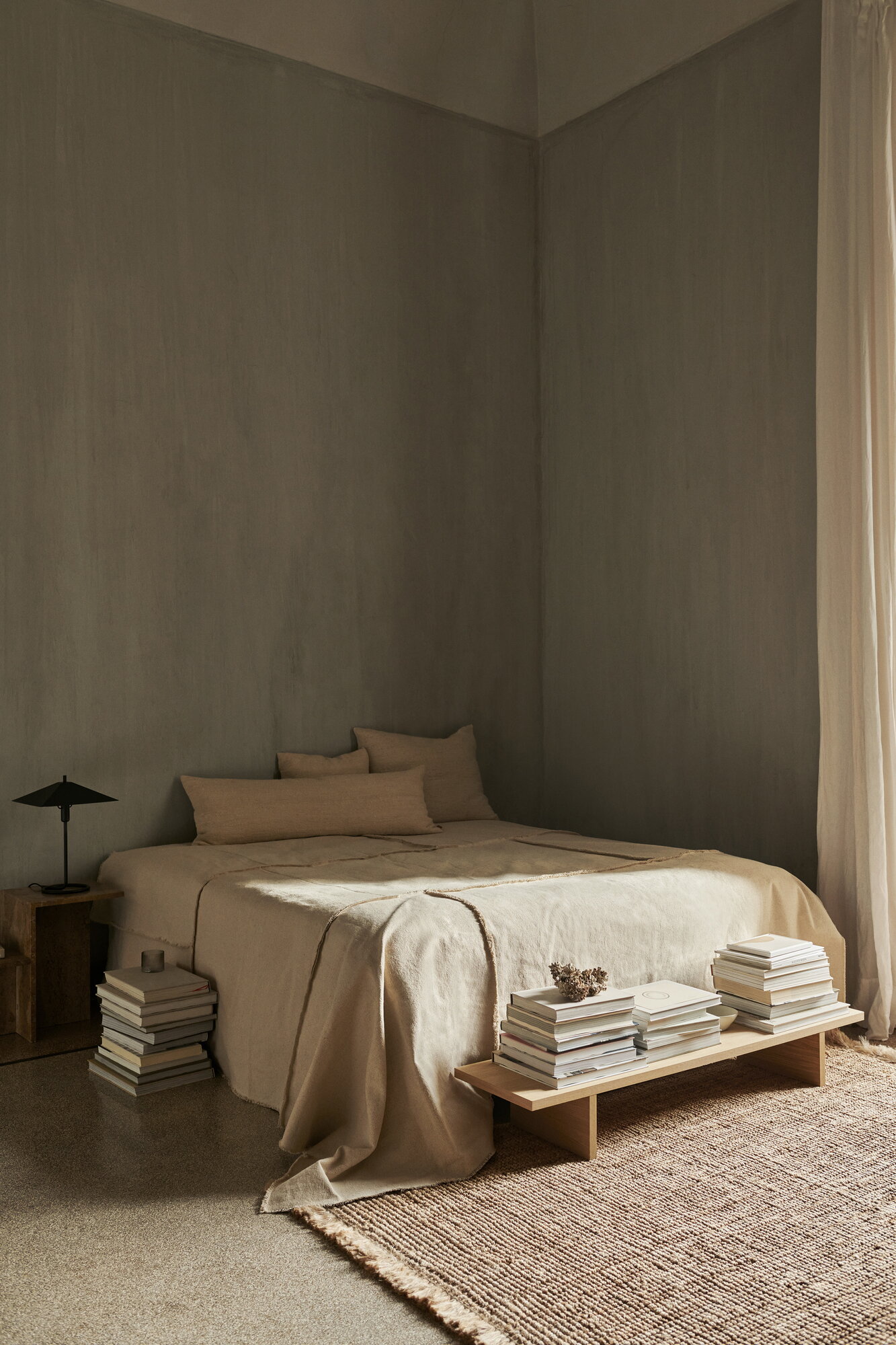Ferm Living Kona display table, oak | Finnish Design Shop