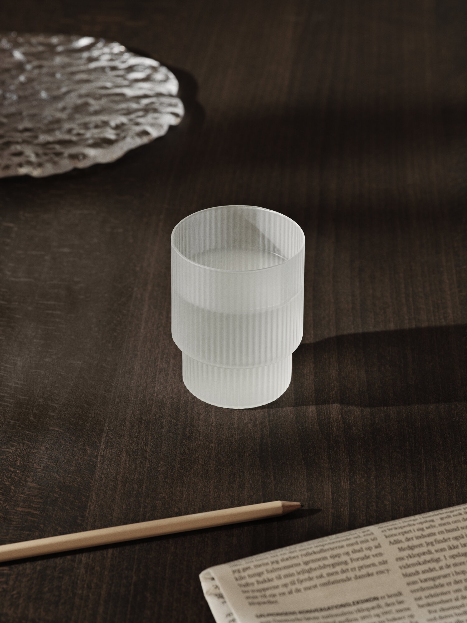 Ferm Living Ripple juomalasit, 4 kpl, mattalasi | Finnish Design Shop