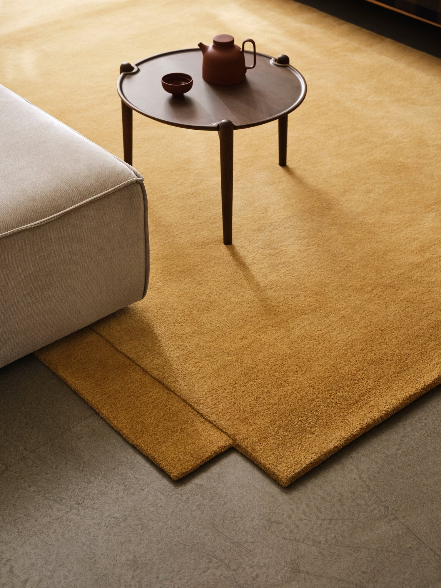 Design House Stockholm Level rug, 250 x 350 cm, ochre yellow | Finnish ...