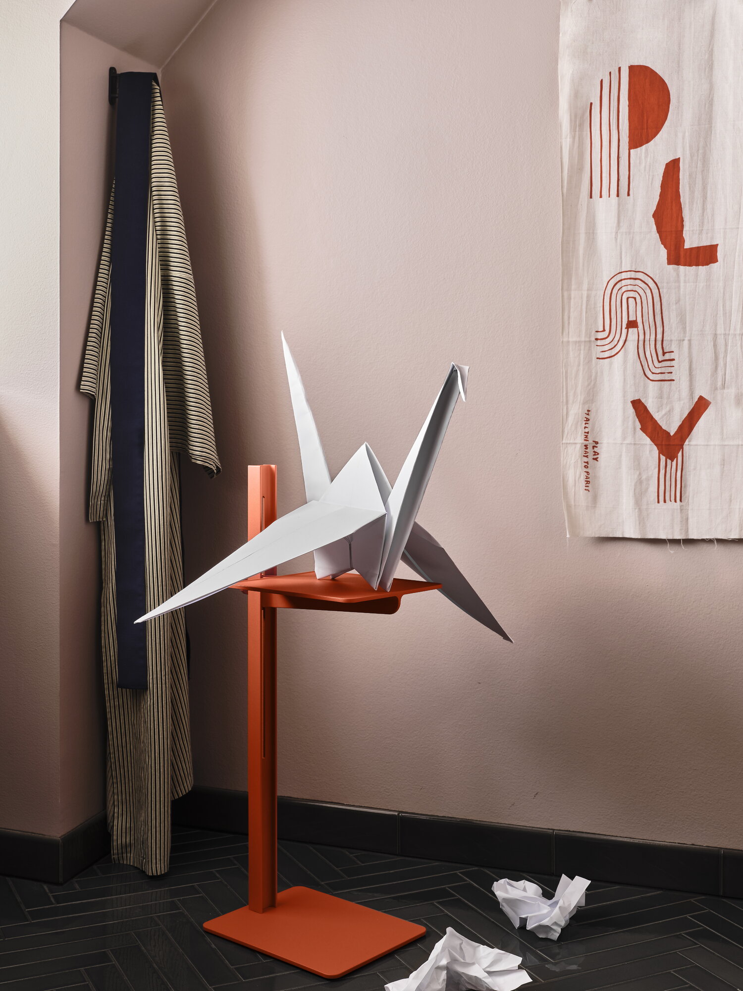 String Furniture Museum side table, orange | Finnish Design Shop