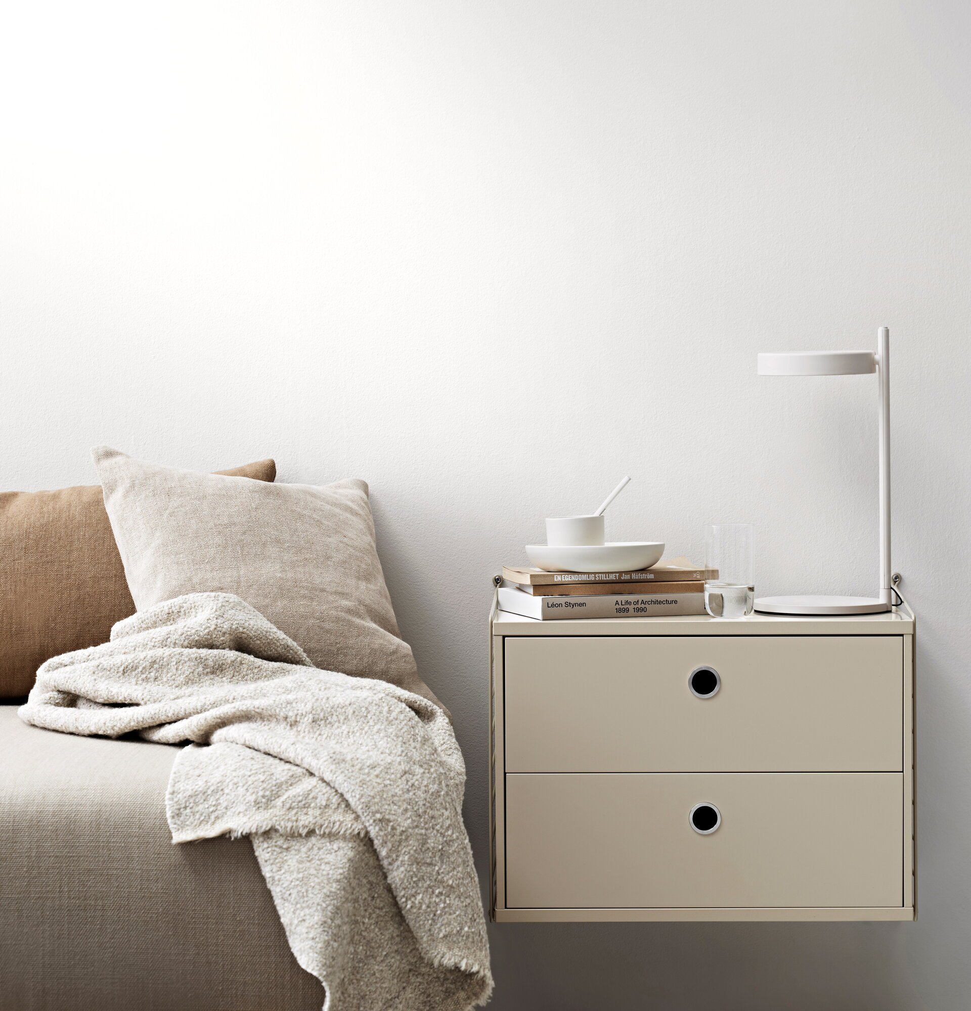 String Furniture String side panel 75 x 30 cm, 1-pack, beige | Finnish ...